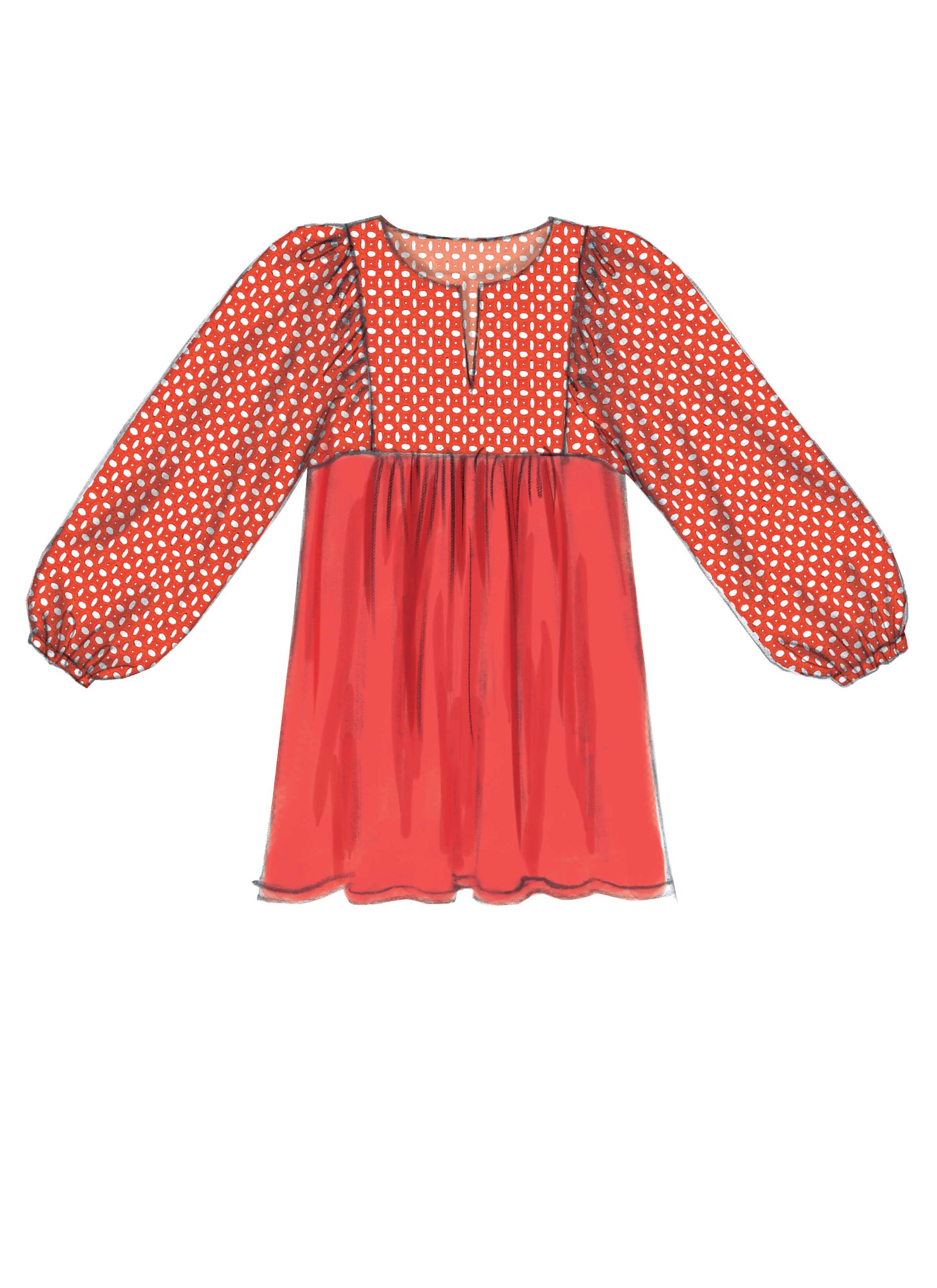 McCall’s Sewing Pattern M7325 Misses’ Gathered Tops and Tunic - Sewdirect