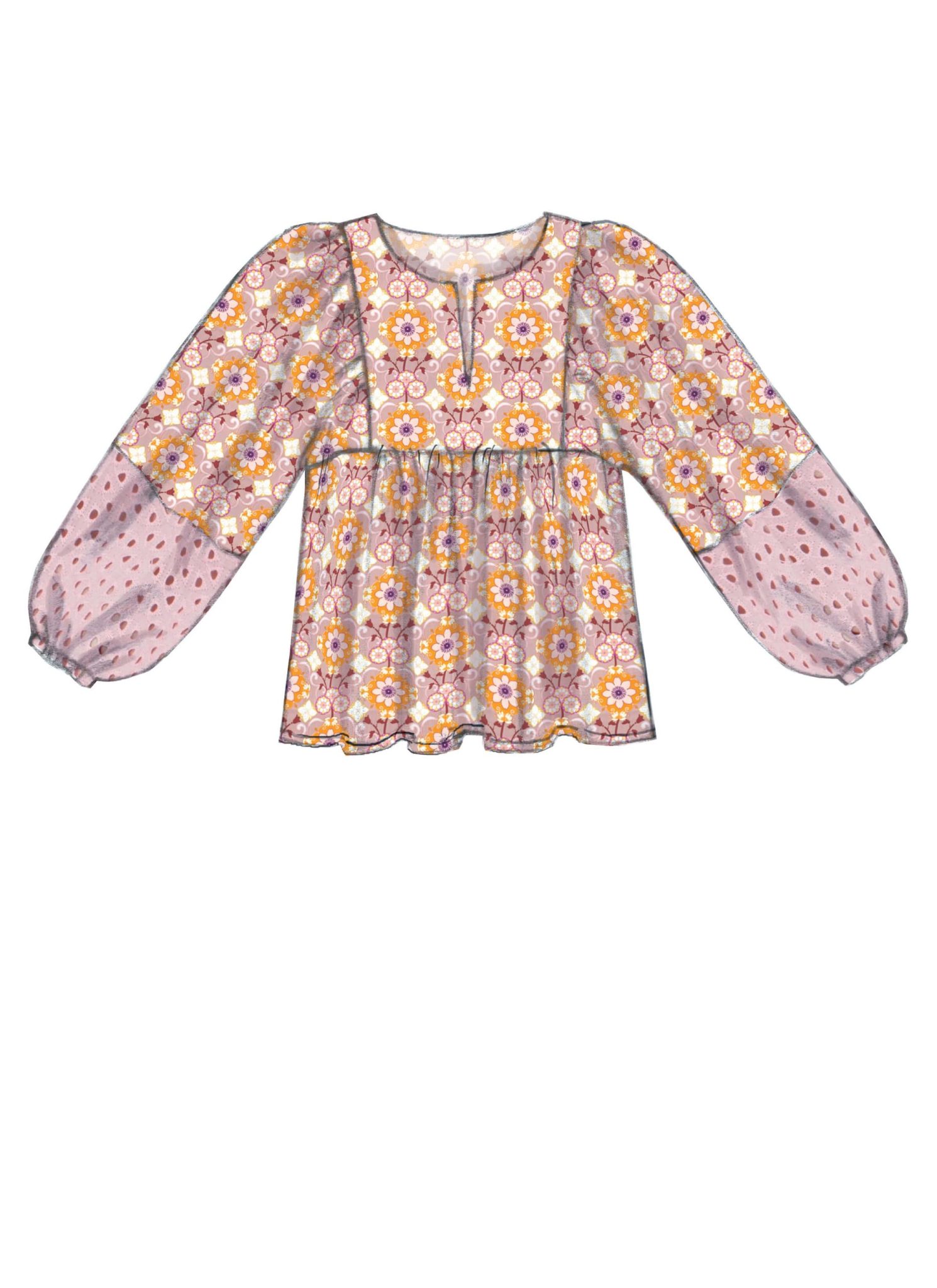 McCall’s Sewing Pattern M7325 Misses’ Gathered Tops and Tunic - Sewdirect