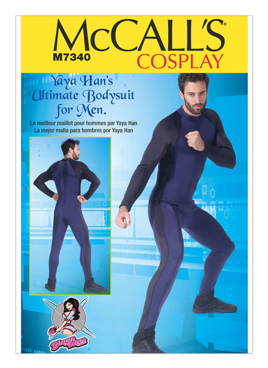 McCall’s Sewing Pattern M7340 Men’s Zippered Bodysuit by Yaya Han ...