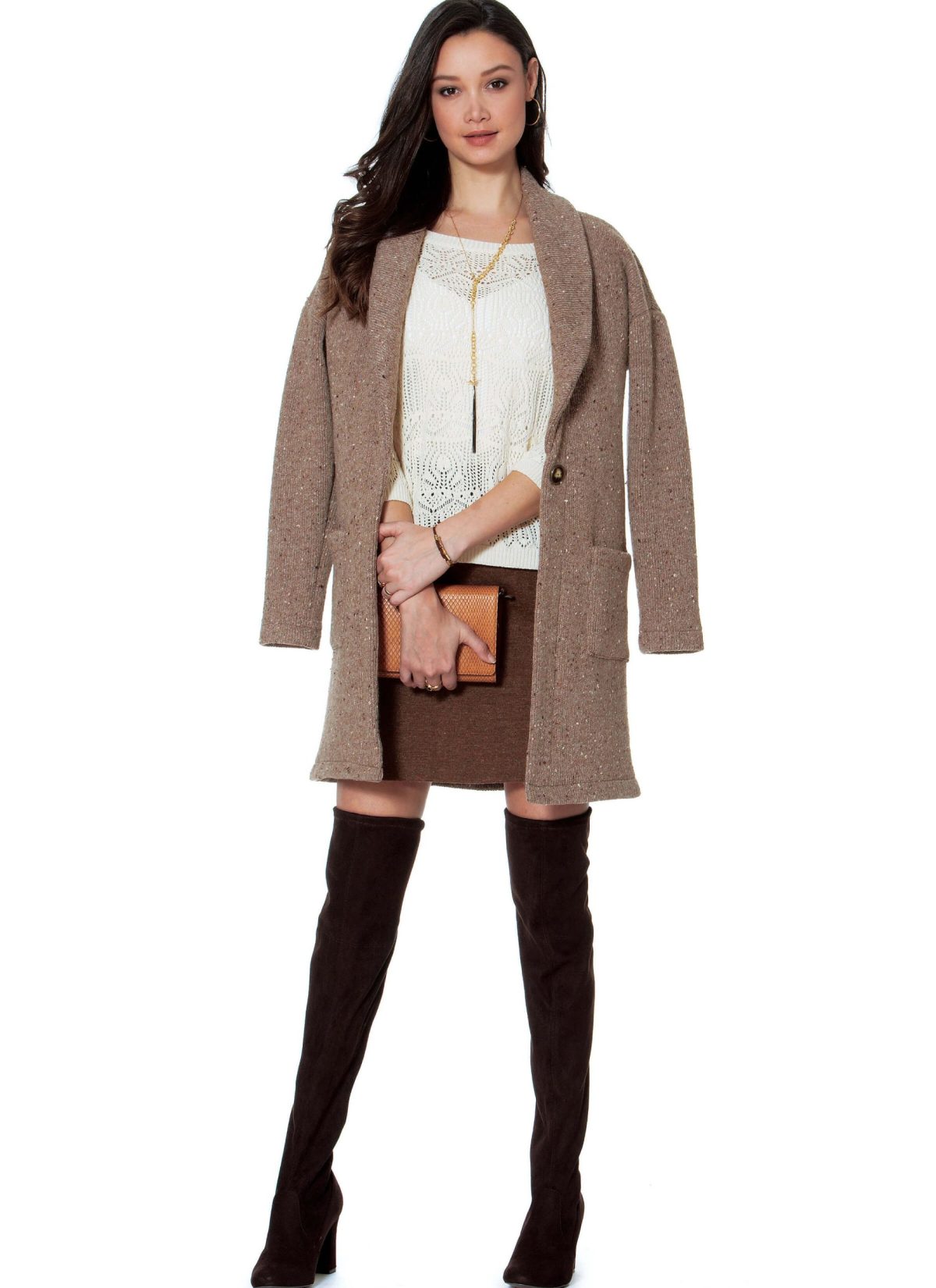 McCall’s Sewing Pattern M7476 Misses’ Drop-Shoulder Vest and Cardigans ...