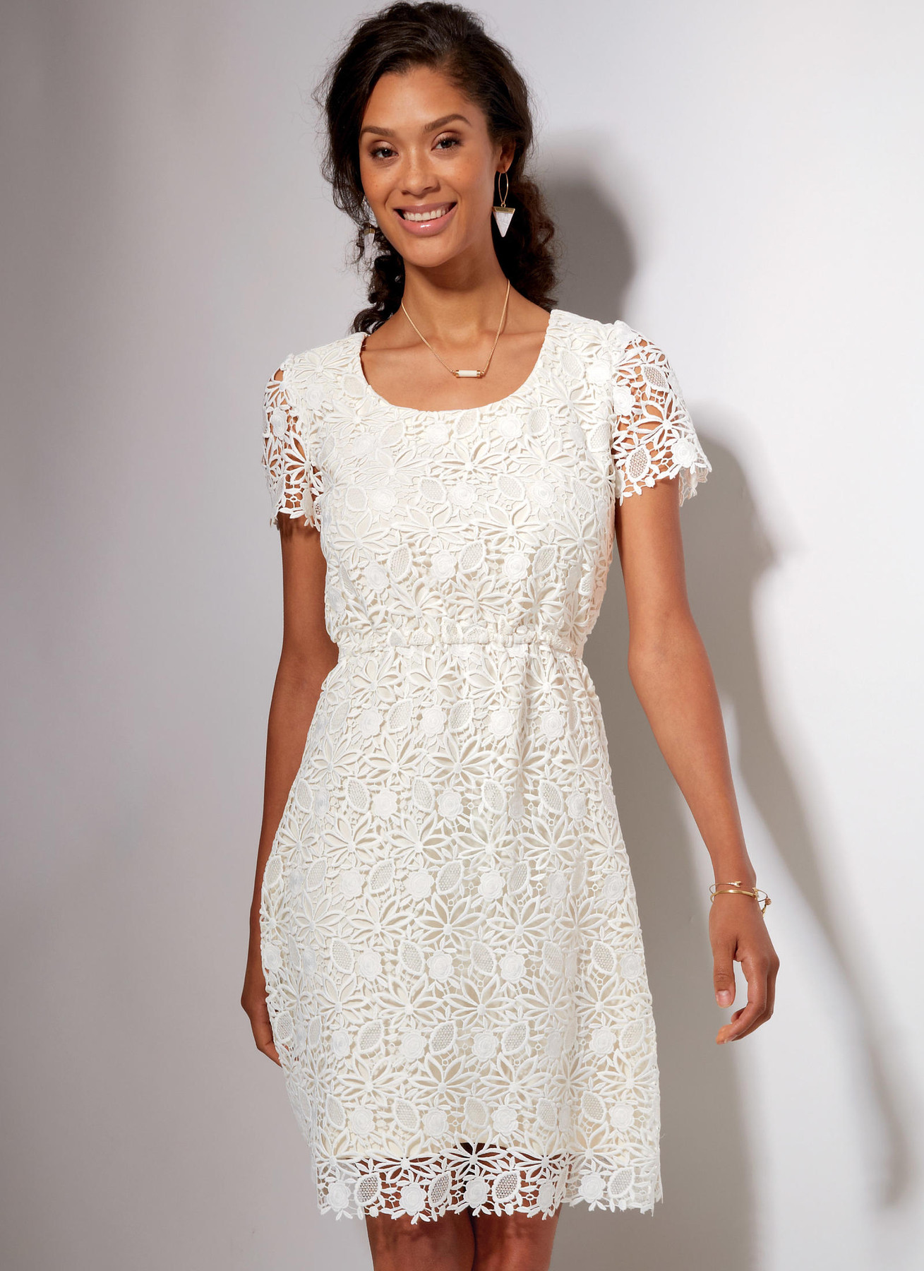 McCall’s Sewing Pattern M7530 Misses’ Gathered-Waist, Scoopneck Dresses ...