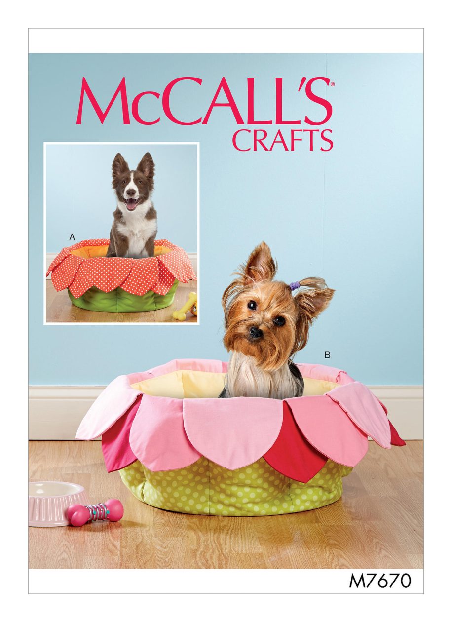 McCall’s Sewing Pattern M7670 Pet Beds - Sewdirect