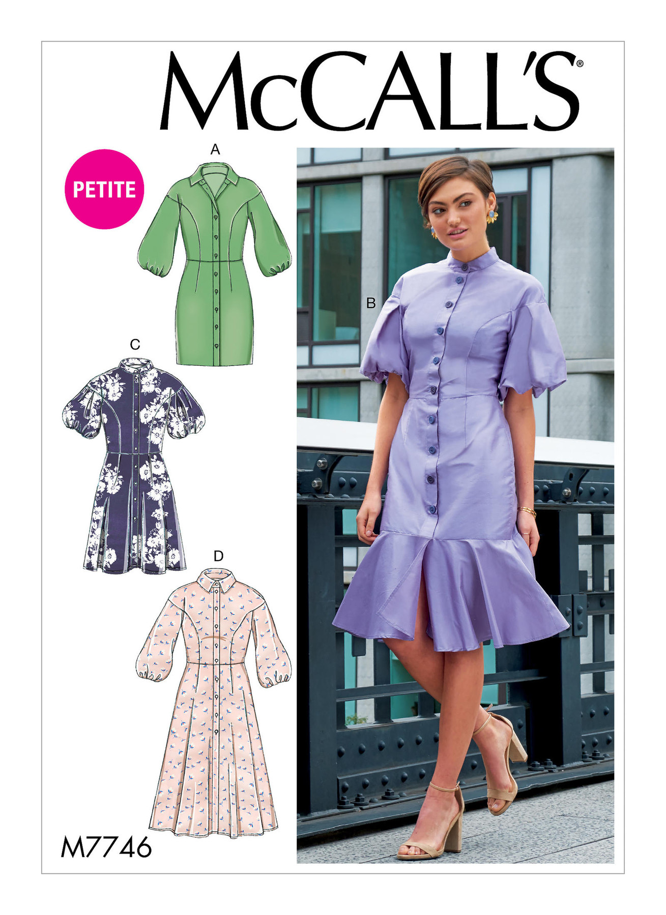 McCall’s Sewing Pattern M7746 Misses’/Miss Petite Dresses - Sewdirect