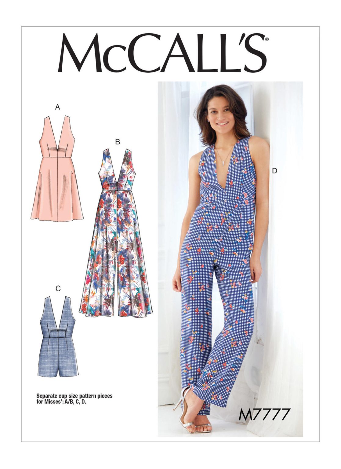 McCall’s Sewing Pattern M7777 Misses’ Dresses, Romper and Jumpsuit ...
