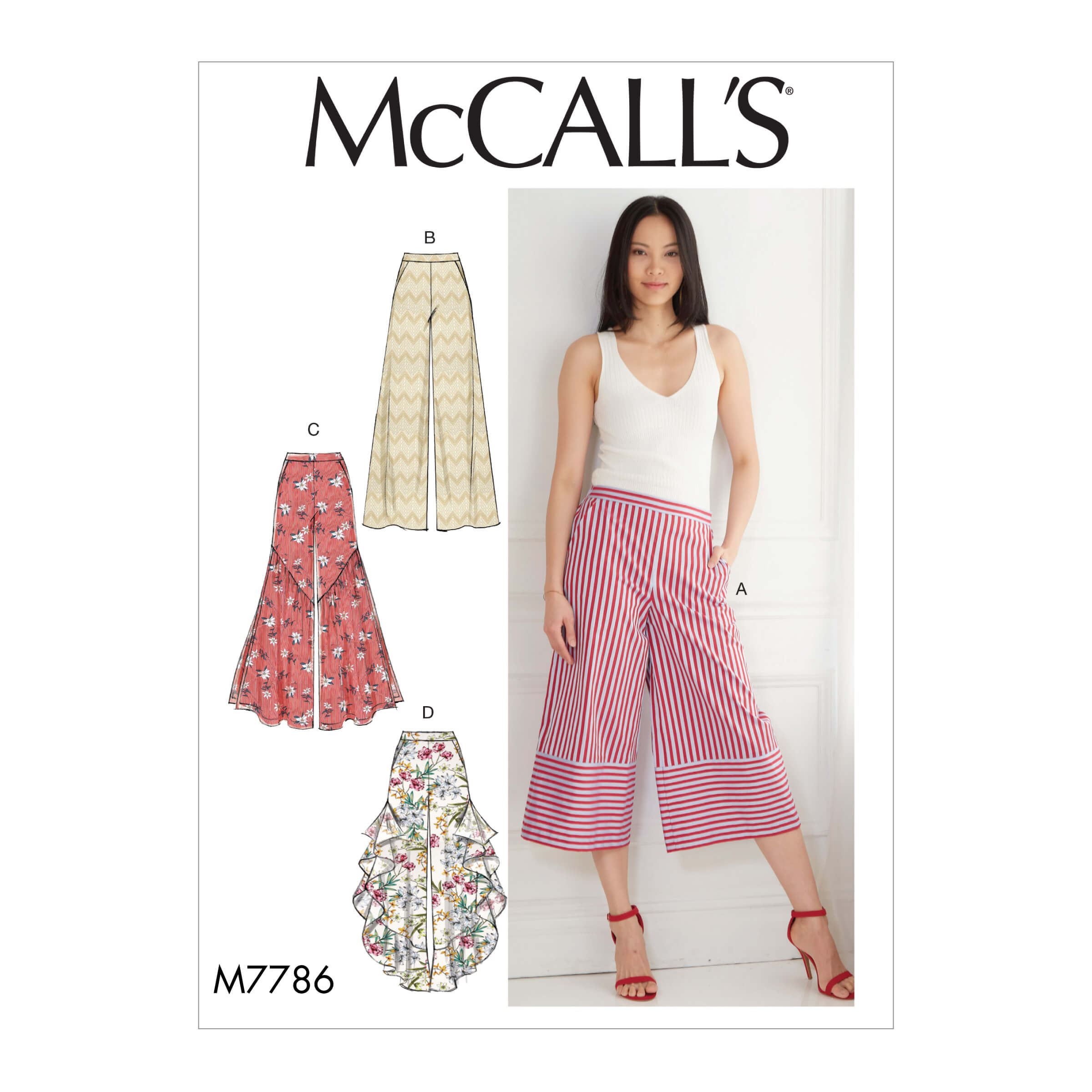 McCall’s Sewing Pattern M7786 Misses’ Trousers - Sewdirect
