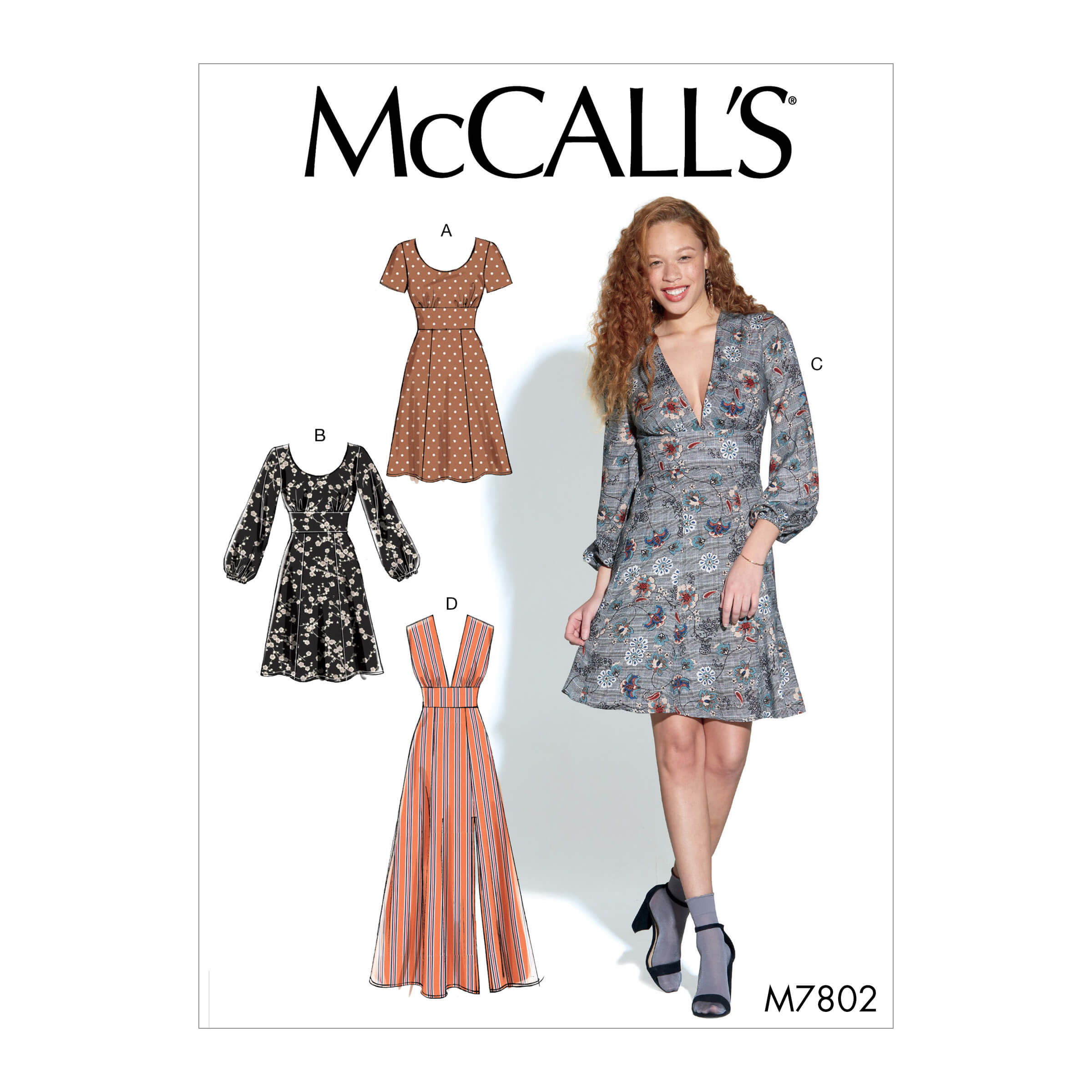 McCall’s Sewing Pattern M7802 Misses’ Dresses - Sewdirect