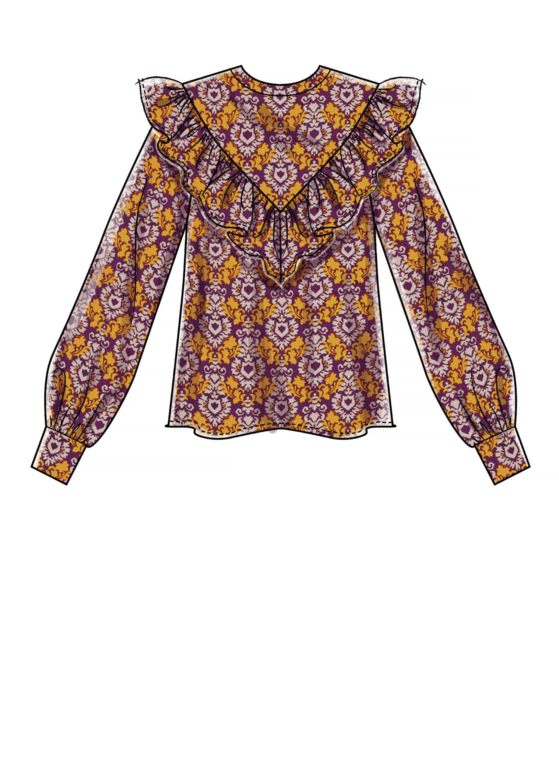 McCall’s PDF Sewing Pattern M7977 Misses’ Top - Sewdirect