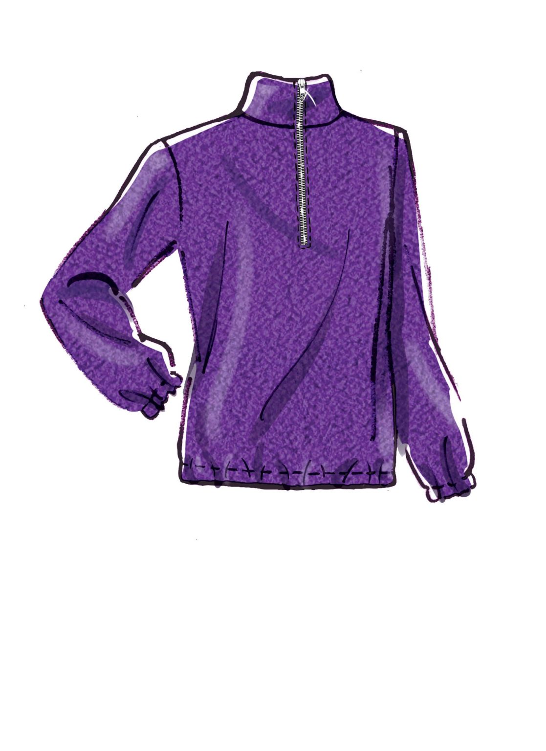 McCall’s Sewing Pattern M8143 Misses’ Tops #HudsonMcCalls Learn to Sew ...