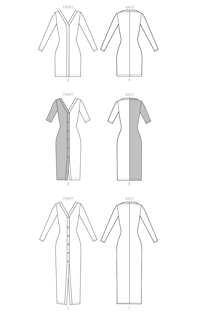 McCall’s Sewing Pattern M8194 Misses’ Dresses - Sewdirect