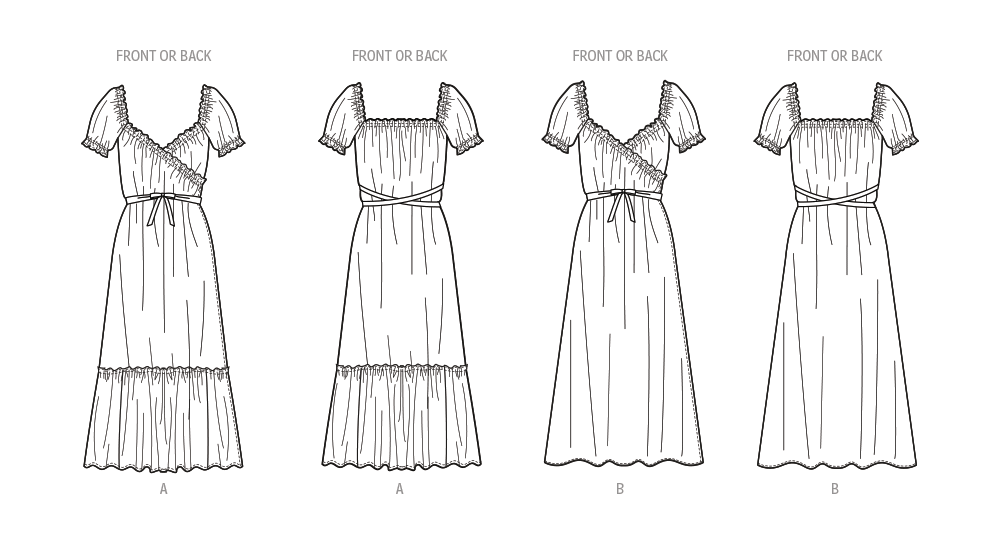 McCall’s Sewing Pattern M8358 Misses’ Vintage Wrap Dress by Laura ...