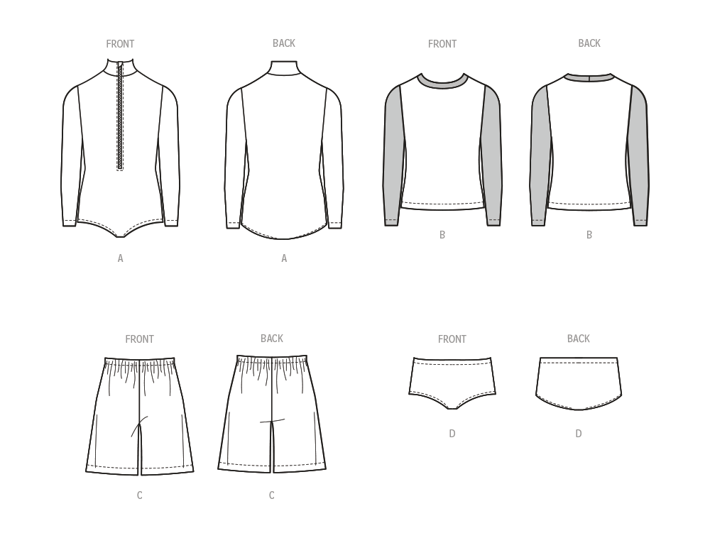 McCall’s Sewing Pattern M8395 Children’s, Girls’ and Boys’ Rash Guard ...