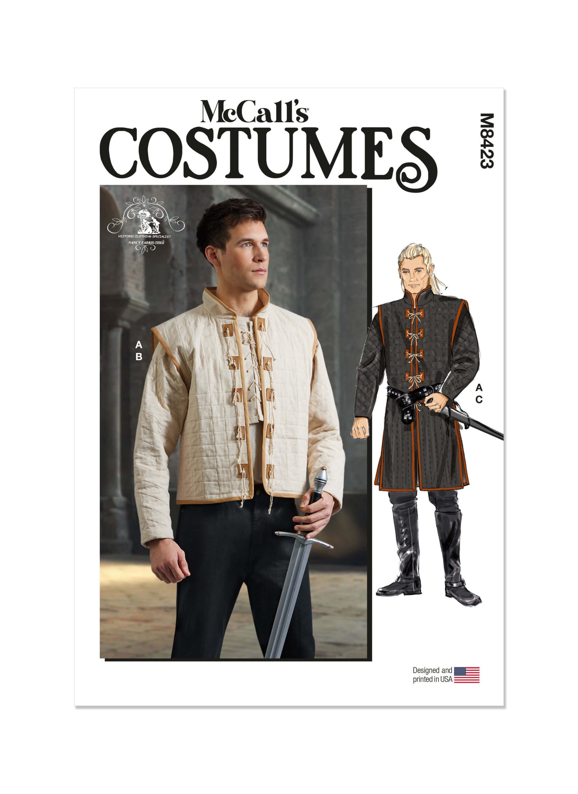 McCall’s Sewing Pattern M8423 Men’s Costume - Sewdirect