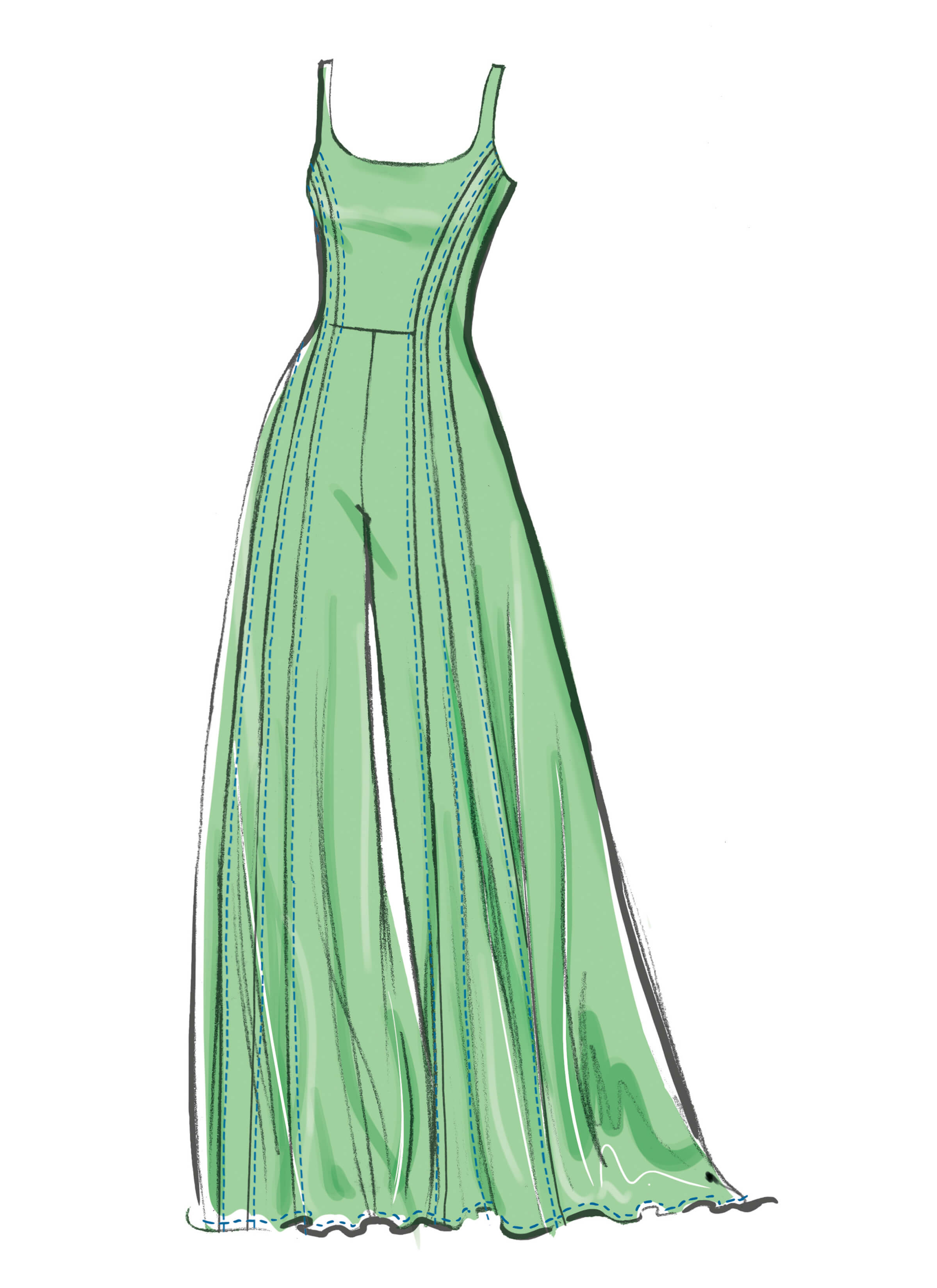 McCall’s Sewing Pattern M8512 Misses’ Knit Jumpsuits and Dress - Sewdirect