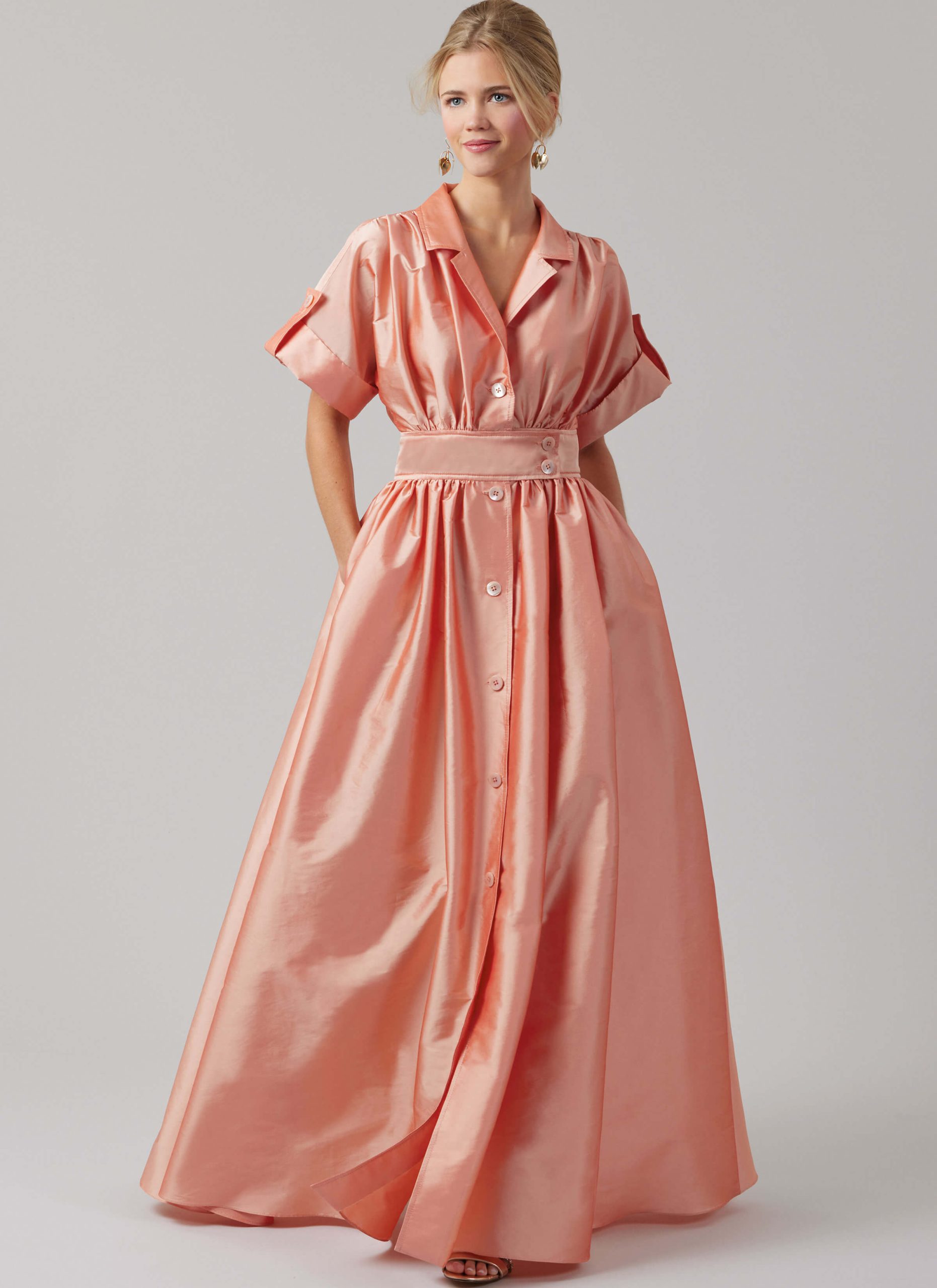 McCall’s Sewing Pattern M8556 Misses’ Shirtdress in Three Lengths - Sewdirect