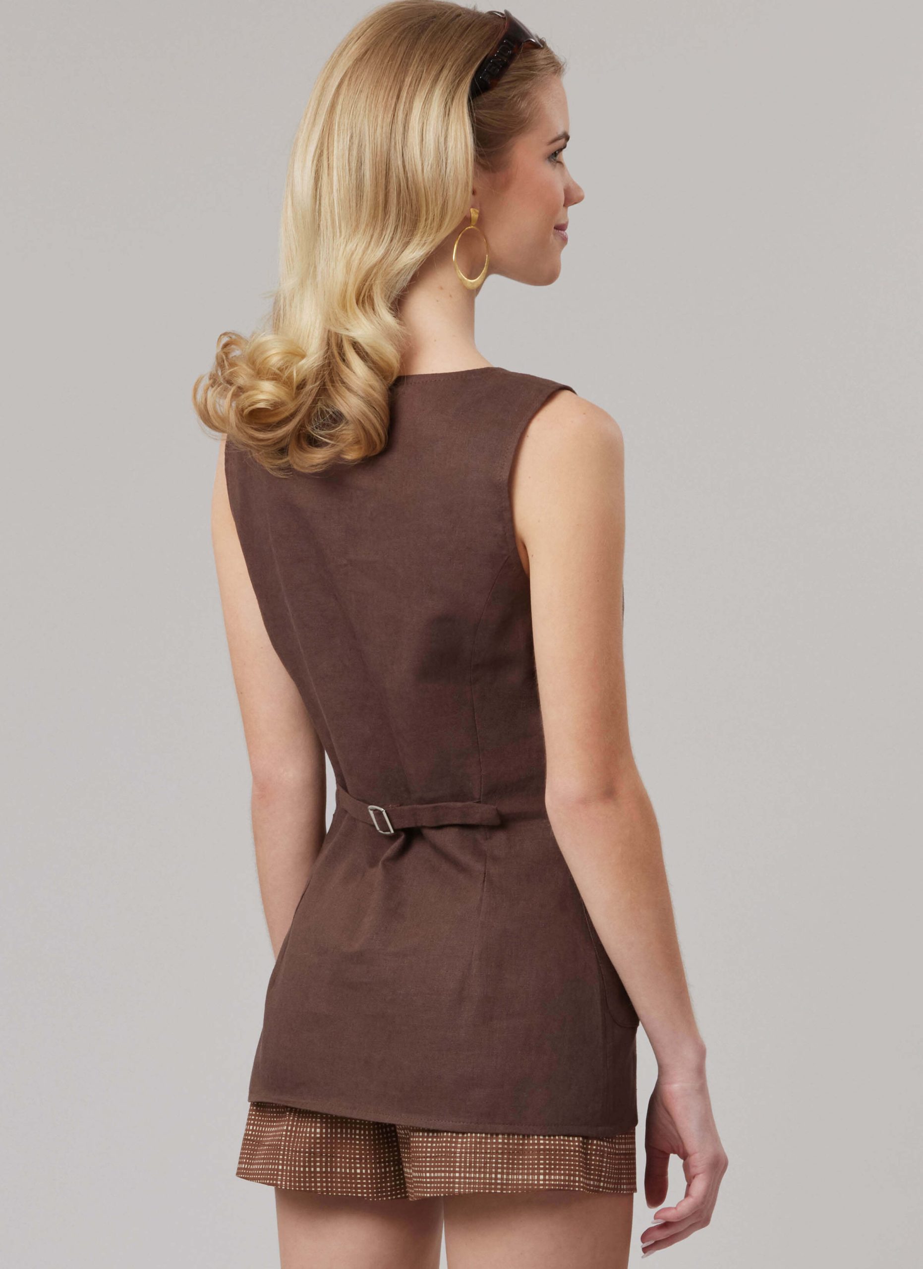 McCall’s Sewing Pattern M8585 Misses’ and Women’s Waistcoat, Shorts and ...