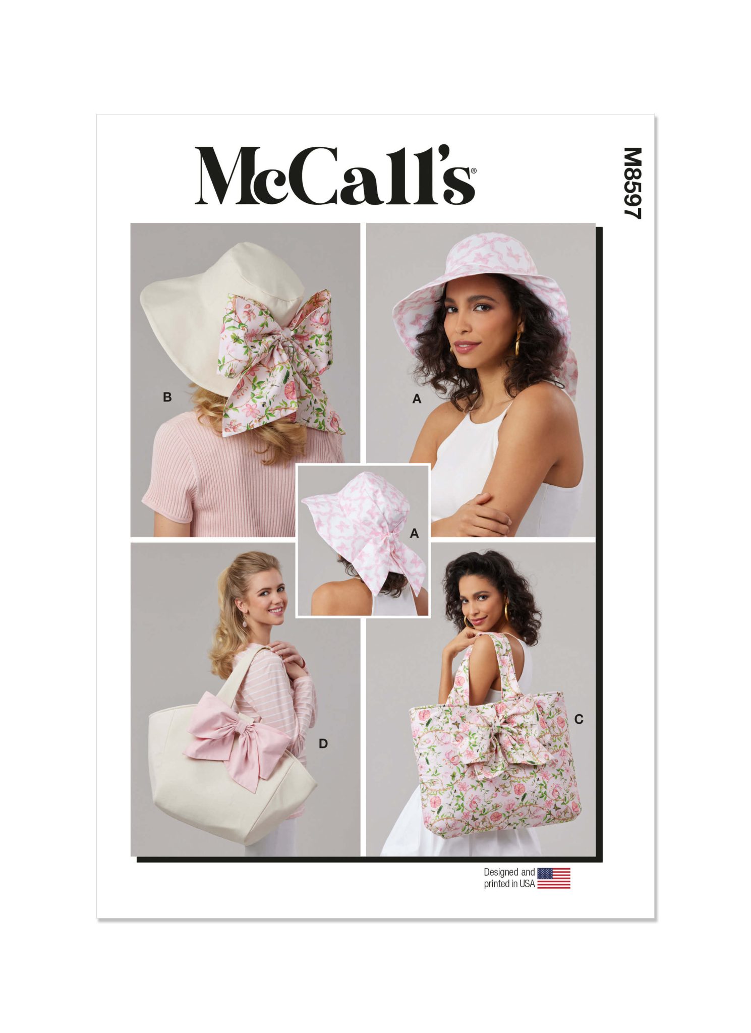 McCall’s Sewing Pattern M8597 Hats and Bags - Sewdirect