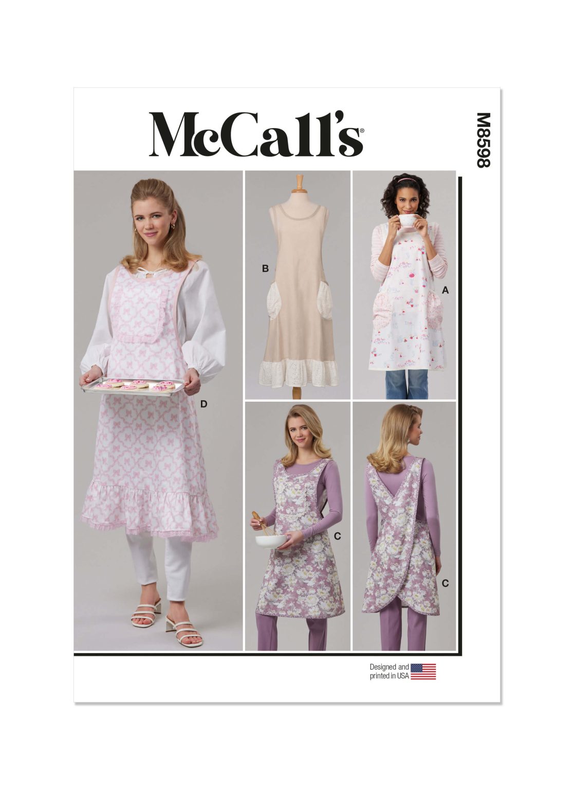 McCall’s Sewing Pattern M8598 Misses’ Aprons - Sewdirect