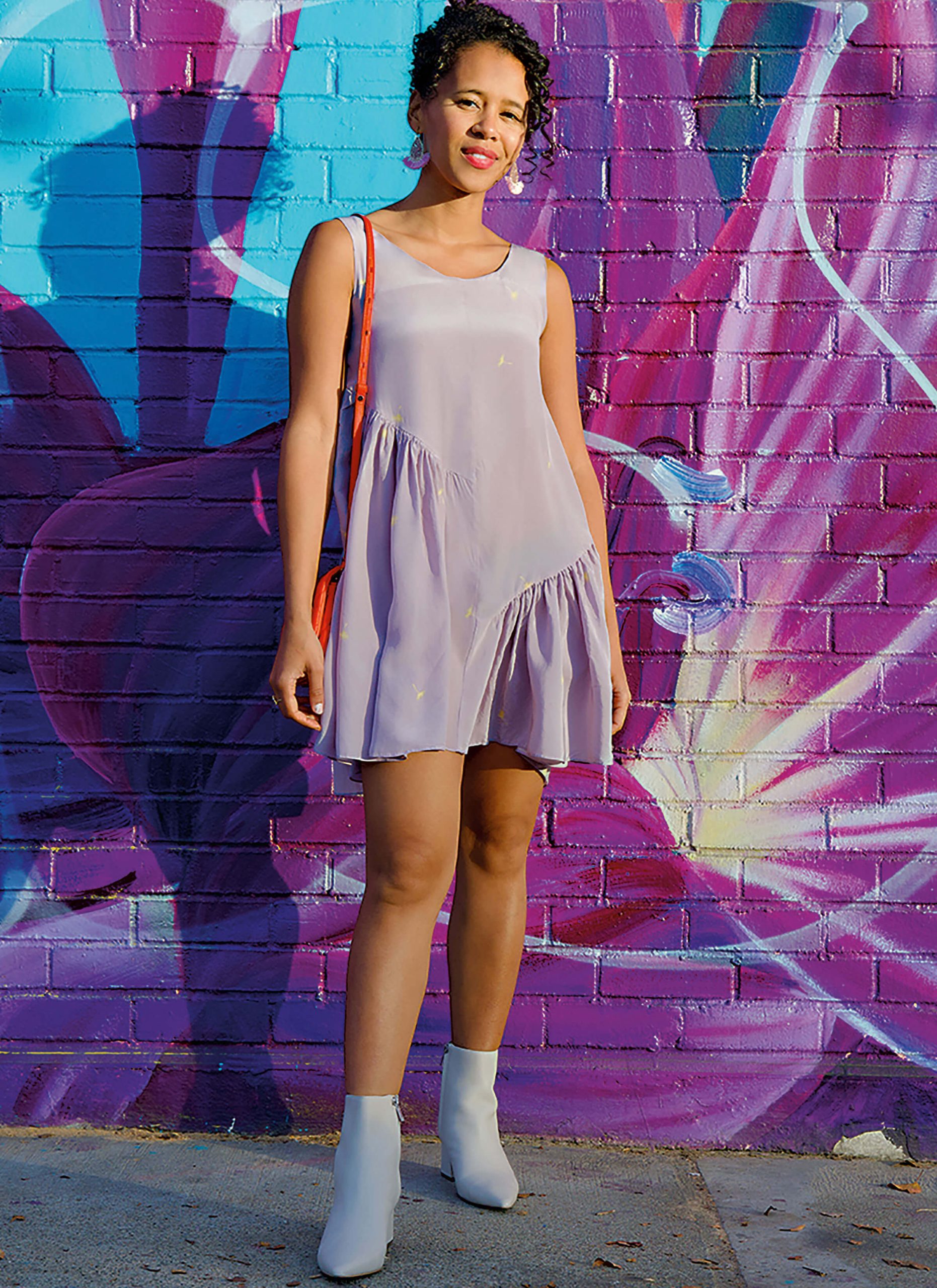 Know Me Sewing Pattern ME2076 Misses’ Front or Back Reversible Dress in ...