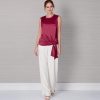 New Look Sewing Pattern N6662 Misses’ Drape Top & Wide-Leg Trousers ...