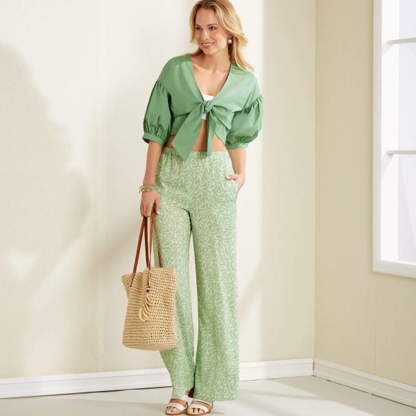 New Look Sewing Pattern N6677 Misses’ Cropped Jacket & Trousers - Sewdirect