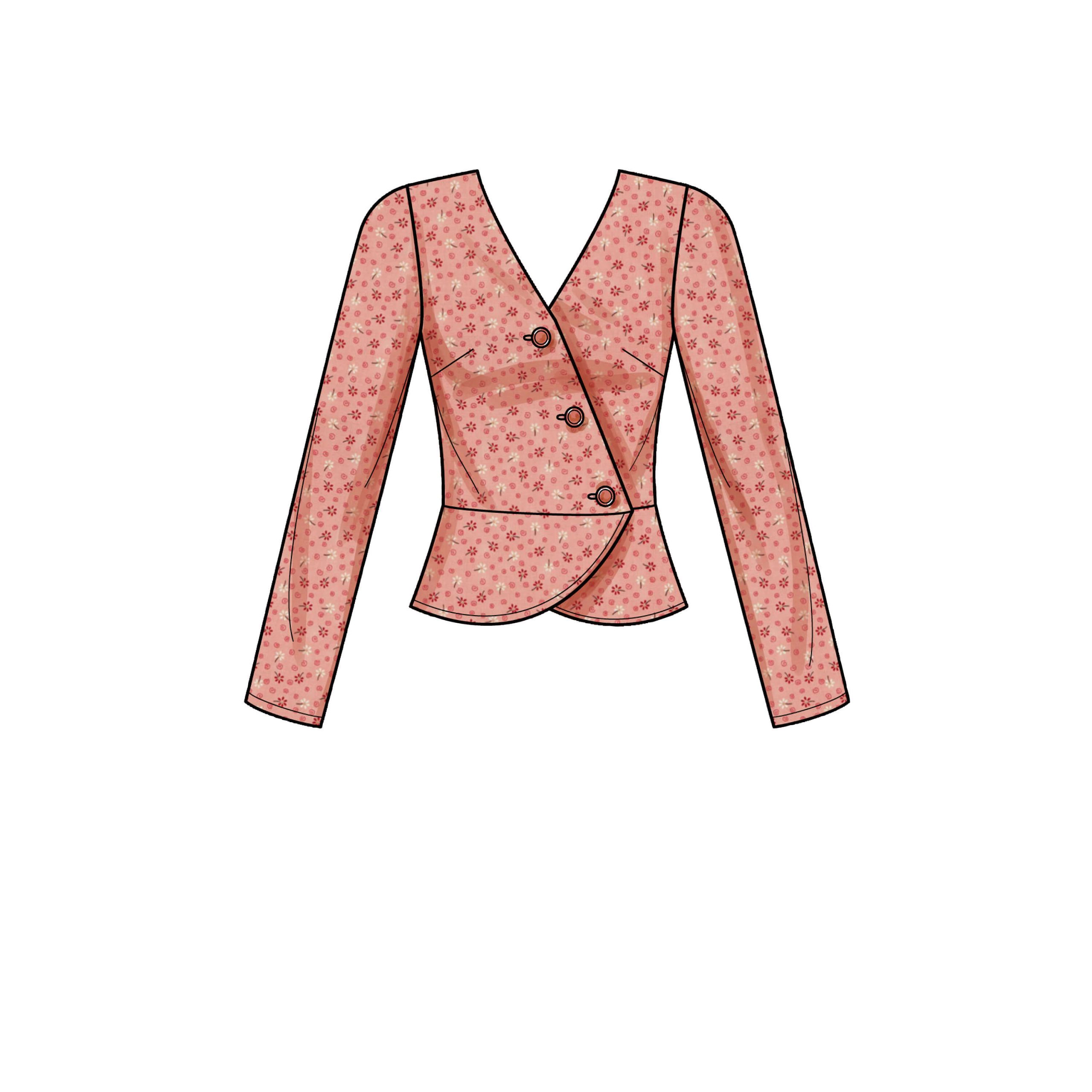 New Look Sewing Pattern N6700 Misses’ Tops - Sewdirect