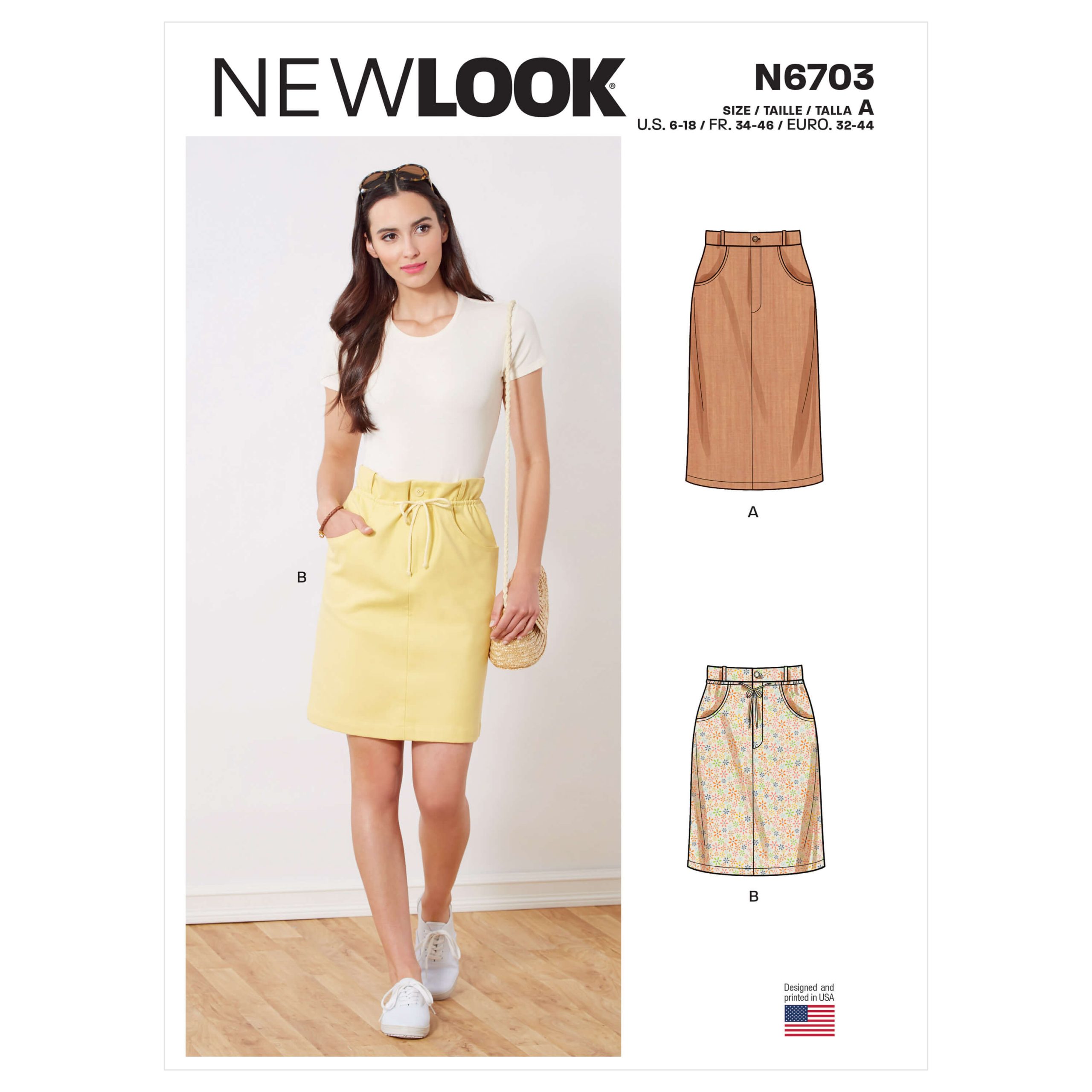 New Look Sewing Pattern N6703 Misses’ Skirts - Sewdirect