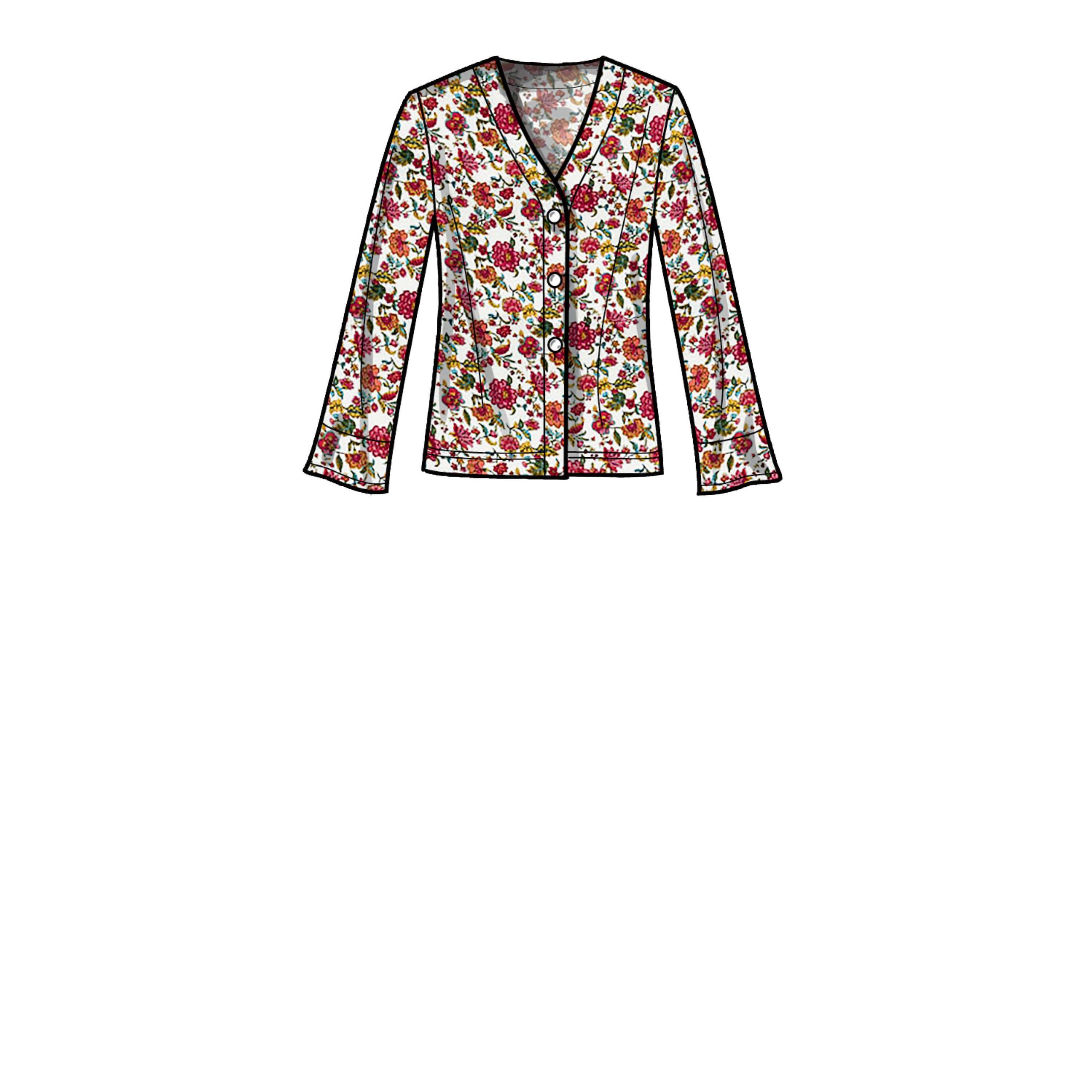 New Look Sewing Pattern N6711 Misses’ Cardigan Jacket and Trousers ...