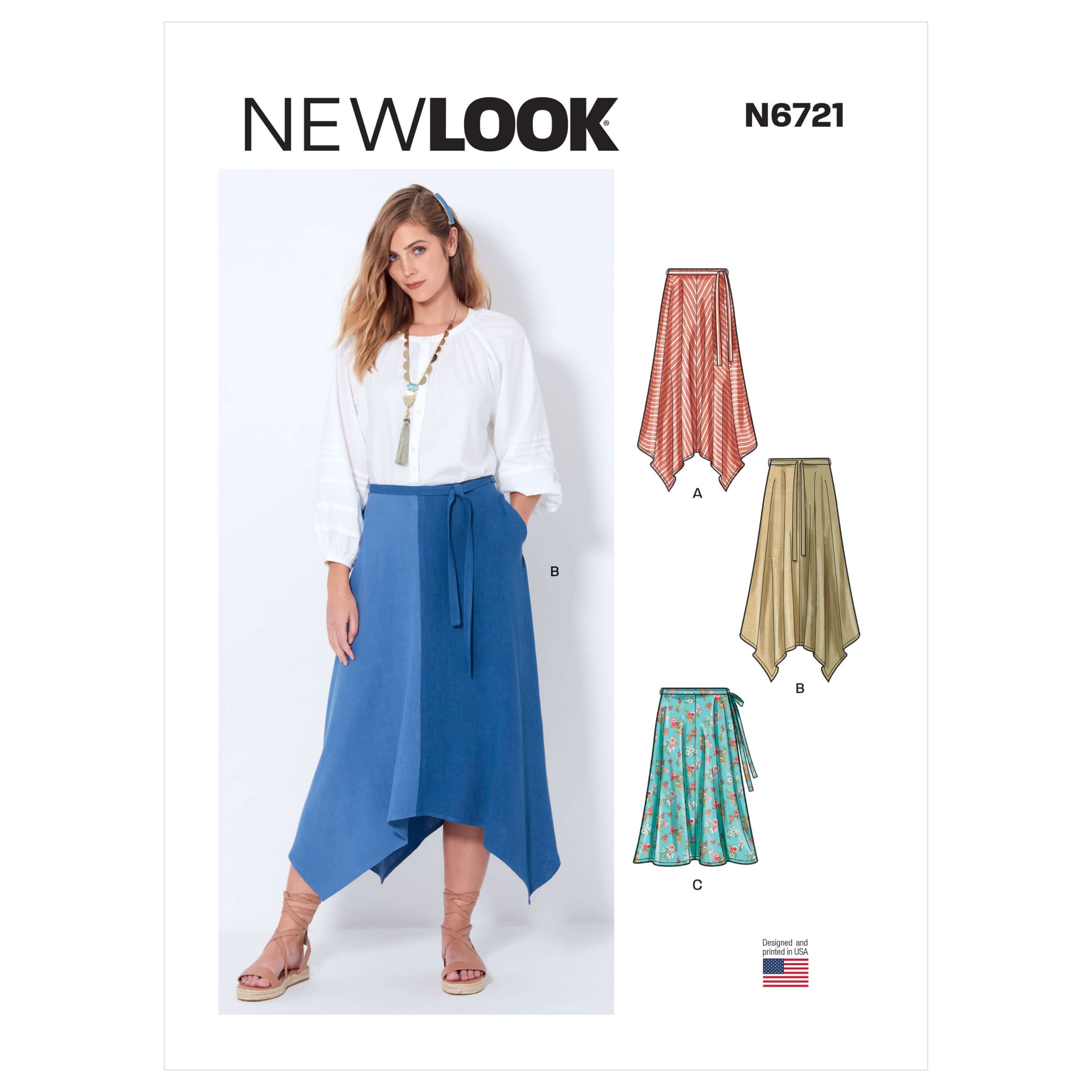 New Look Sewing Pattern N6721 Misses’ Skirts - Sewdirect