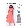 New Look Sewing Pattern N6722 Misses’ Bra Tops and Wrap Skirt - Sewdirect