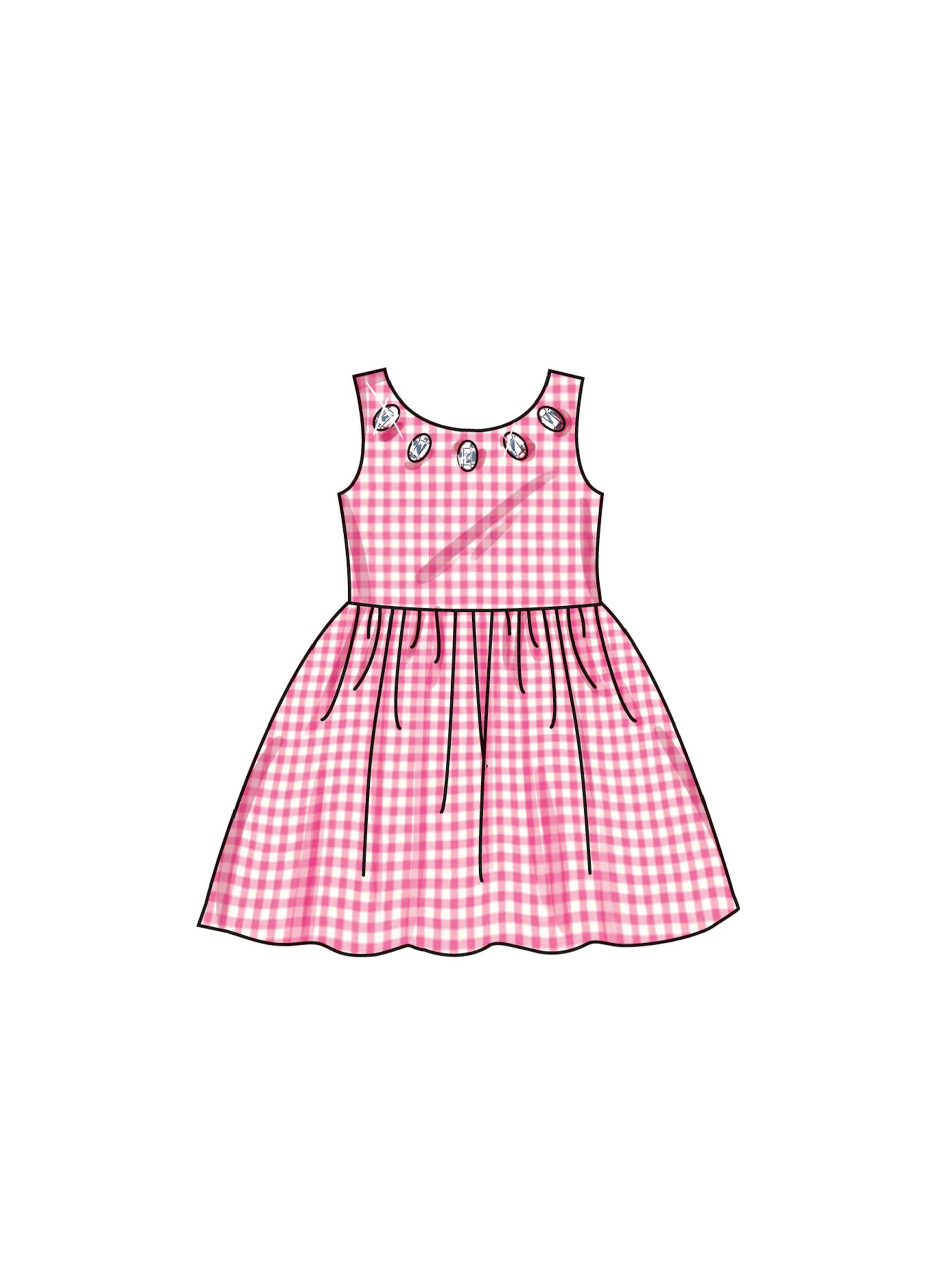 New Look Sewing Pattern N6763 Children’s Dress - Sewdirect