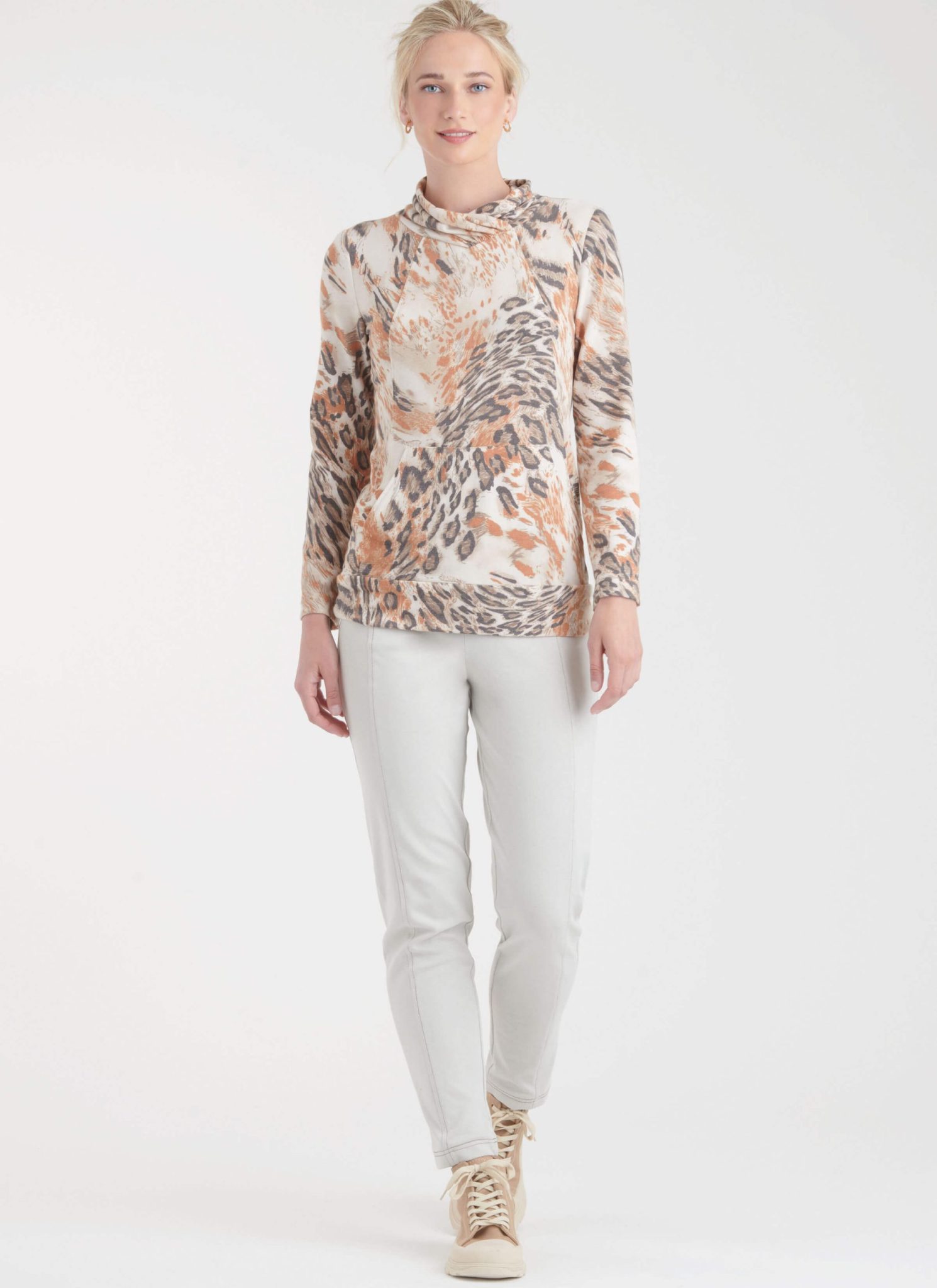 New Look Sewing Pattern N6771 Misses’ Knit Top and Trousers - Sewdirect