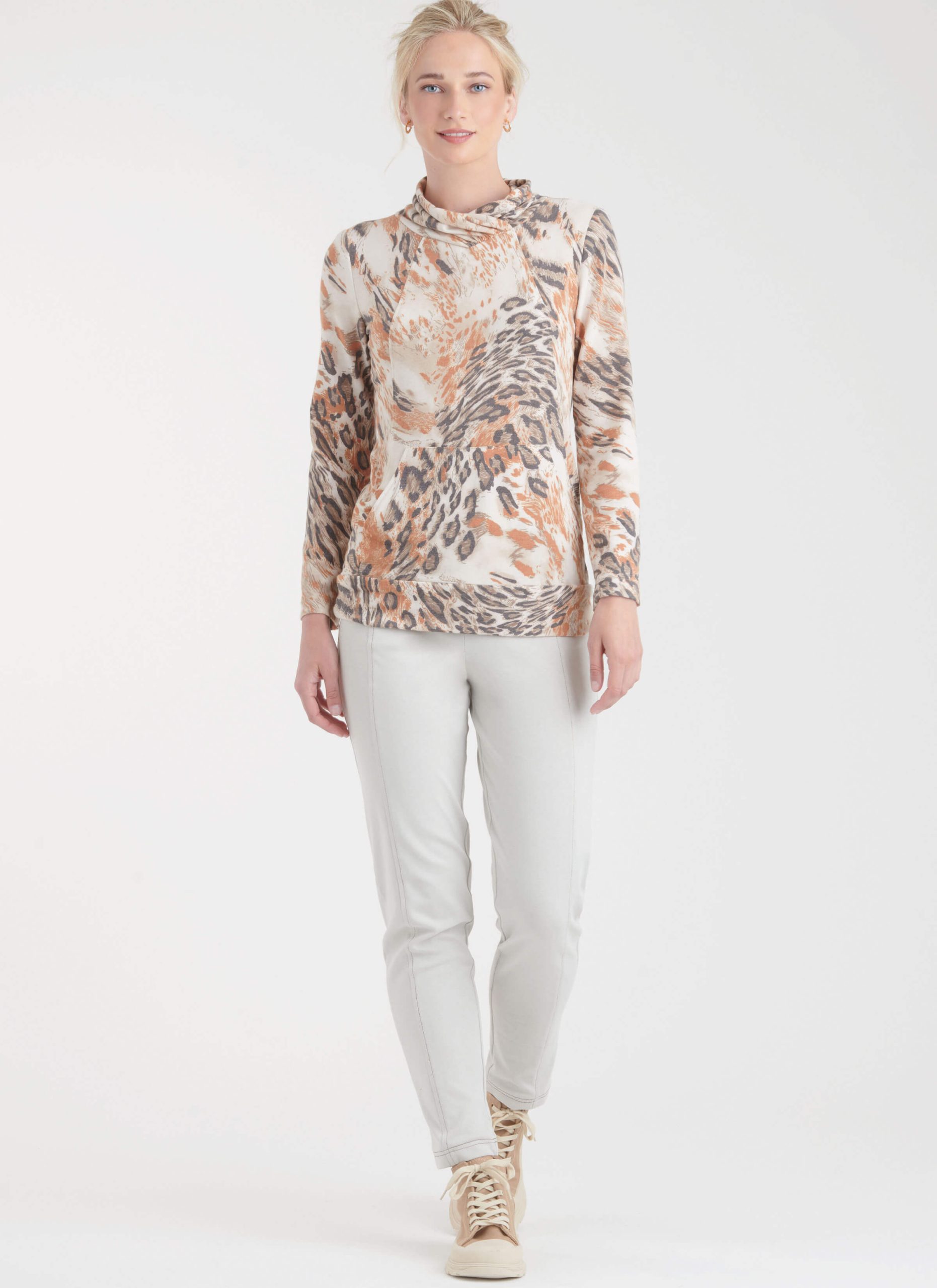 New Look Sewing Pattern N6771 Misses’ Knit Top and Trousers - Sewdirect