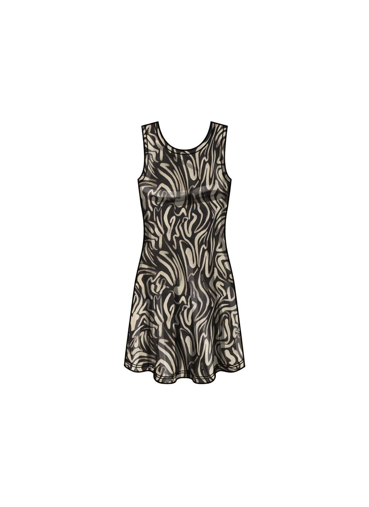 New Look Sewing Pattern N6775 Misses’ Knit Dress in Two Lengths - Sewdirect