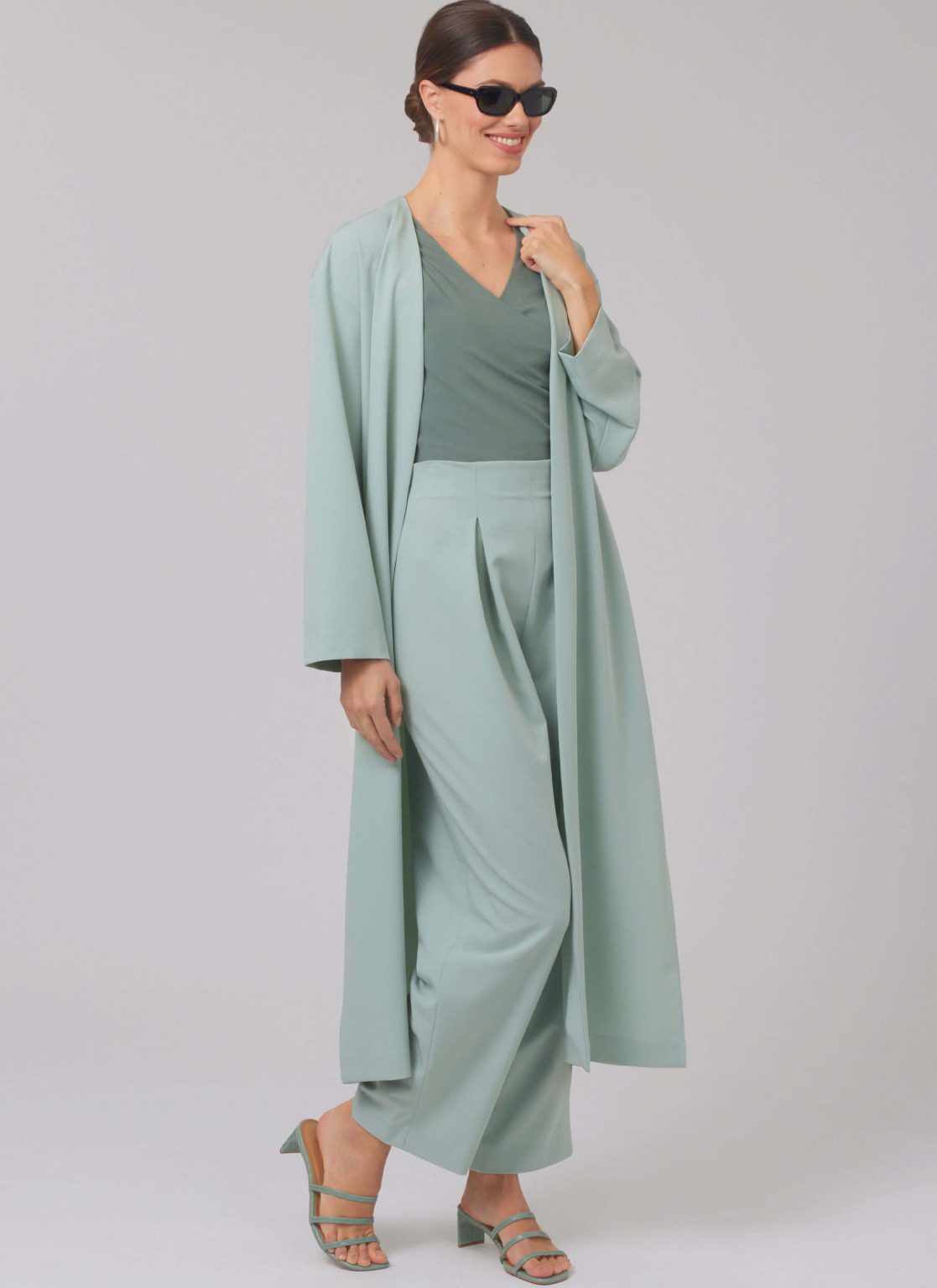New Look Sewing Pattern N6796 Misses’ Coat, Tops and Trousers - Sewdirect