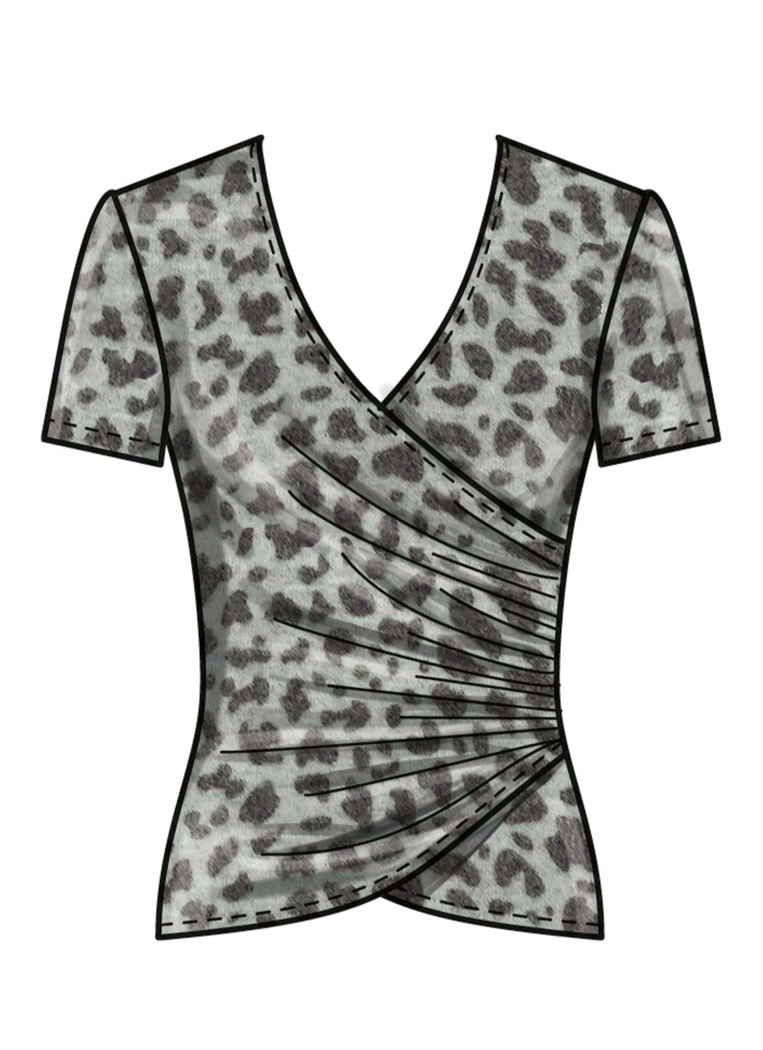 New Look Sewing Pattern N6804 Misses’ Knit Tops and Skirts - Sewdirect