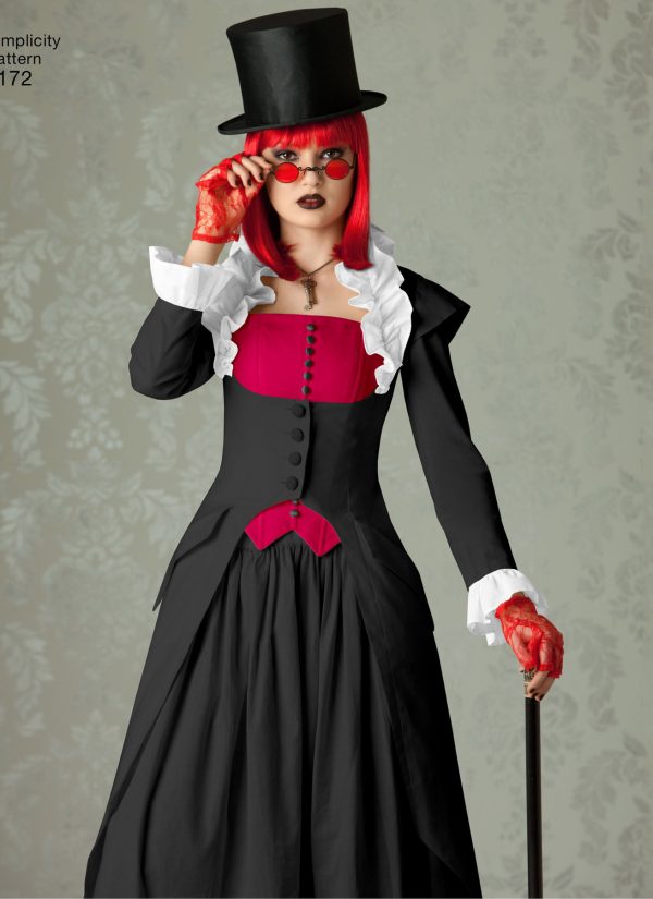 Simplicity Sewing Pattern 2172 Misses’ Steampunk Costume - Sewdirect