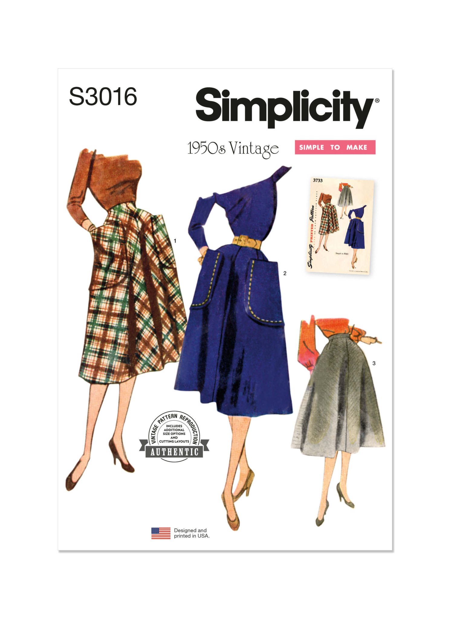 Simplicity Sewing Pattern S3016 Misses’ Skirts - Sewdirect