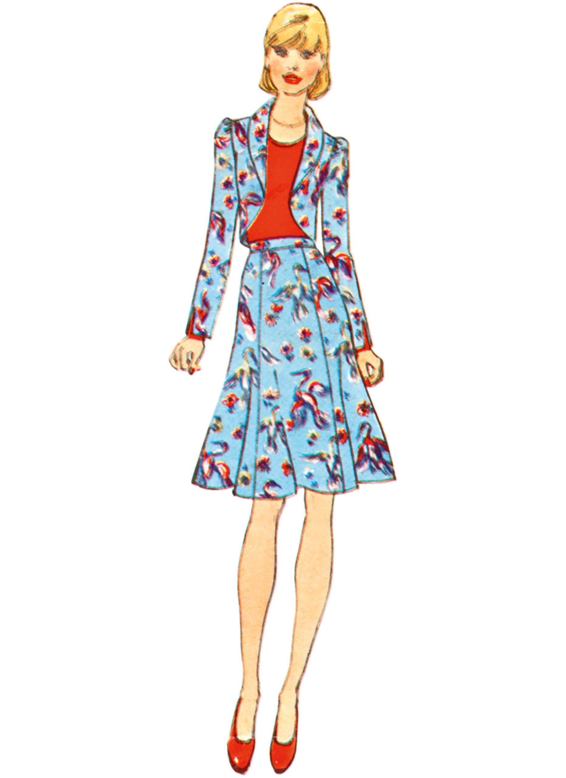Simplicity Sewing Pattern S3018 Misses’ Trousers, Skirt and Jacket ...