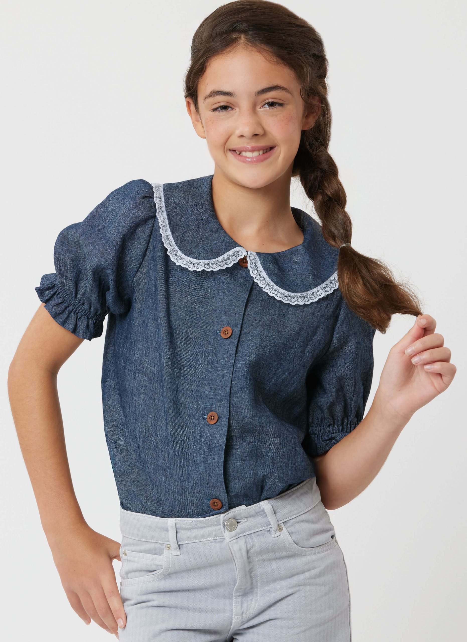Simplicity Sewing Pattern S3077 Girls’ Tops - Sewdirect