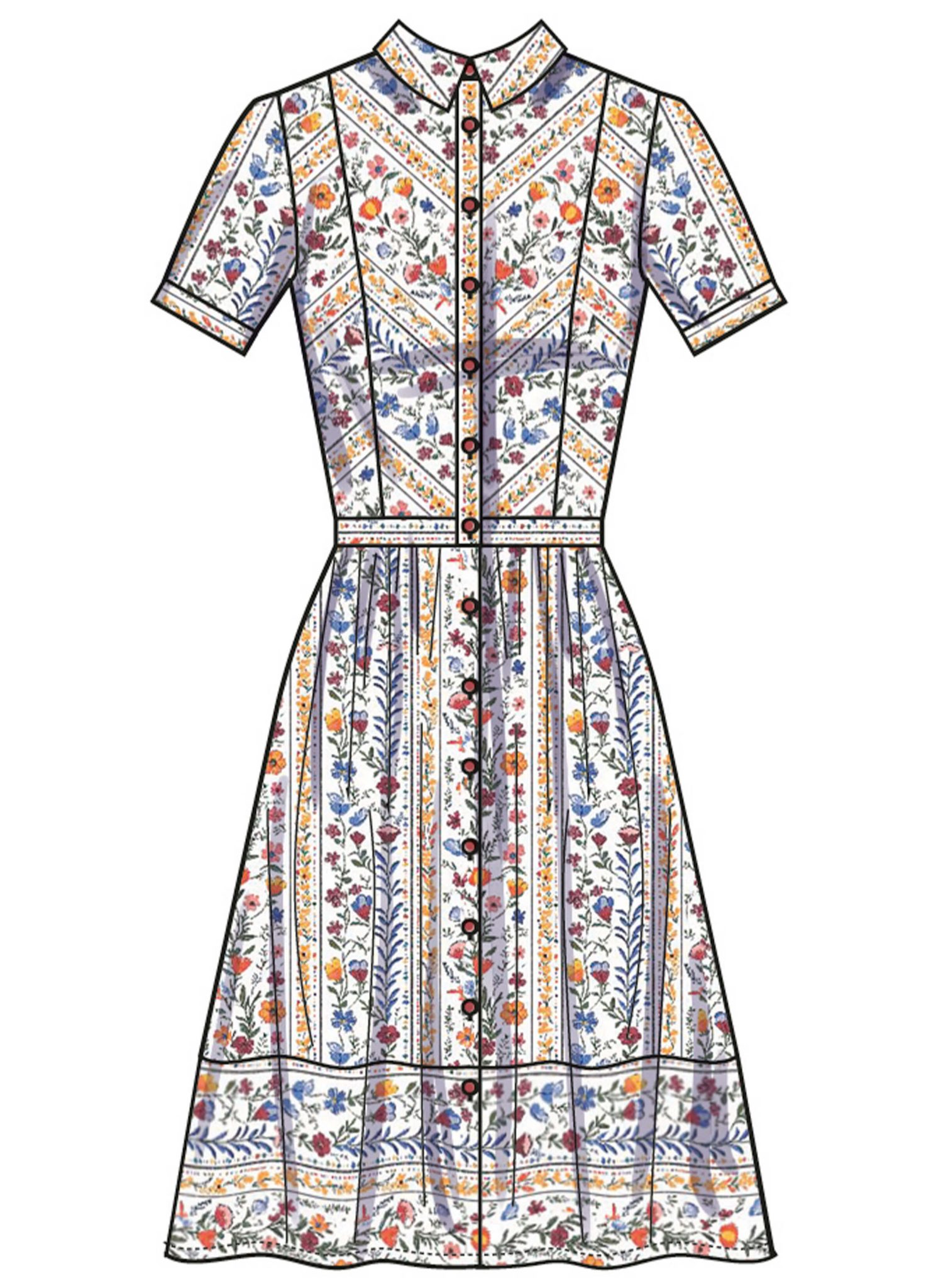 Simplicity Sewing Pattern S3098 Misses’ Dress with Sleeve & Length ...