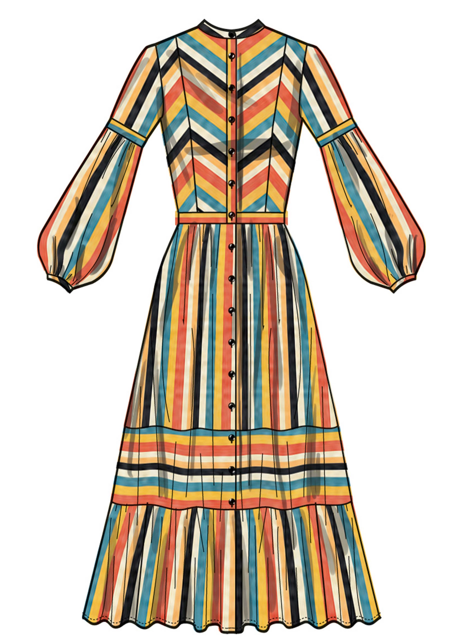 Simplicity Sewing Pattern S3098 Misses’ Dress with Sleeve & Length ...