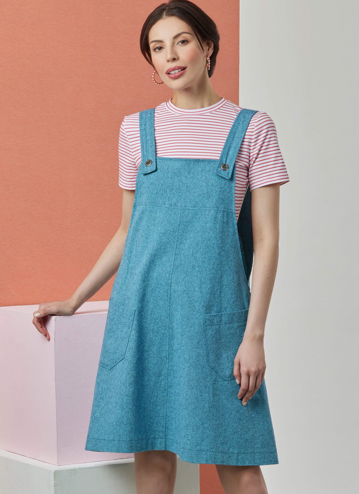 Simplicity Sewing Pattern S3125 Misses’ Knit Tops, Dungarees and ...