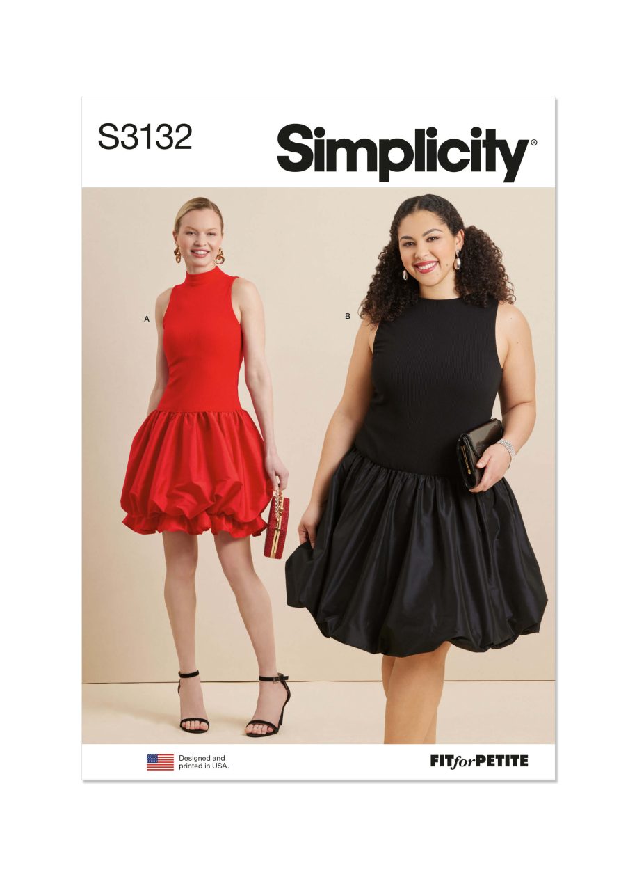 Simplicity Sewing Pattern S3132 Misses’ and Women’s Dress in Two ...