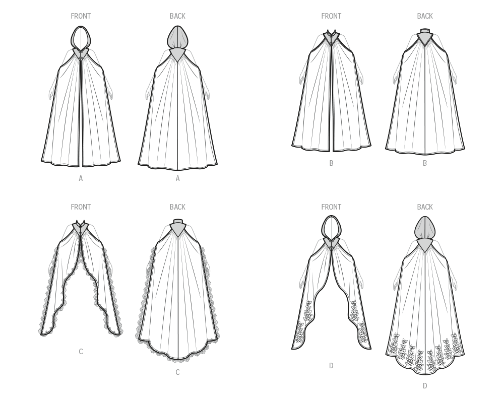 Simplicity Sewing Pattern S3161 Misses’ Capes - Sewdirect