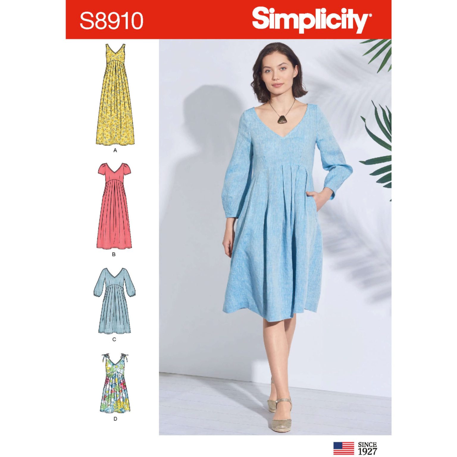 Simplicity Sewing Pattern S8910 Misses’ Dress - Sewdirect