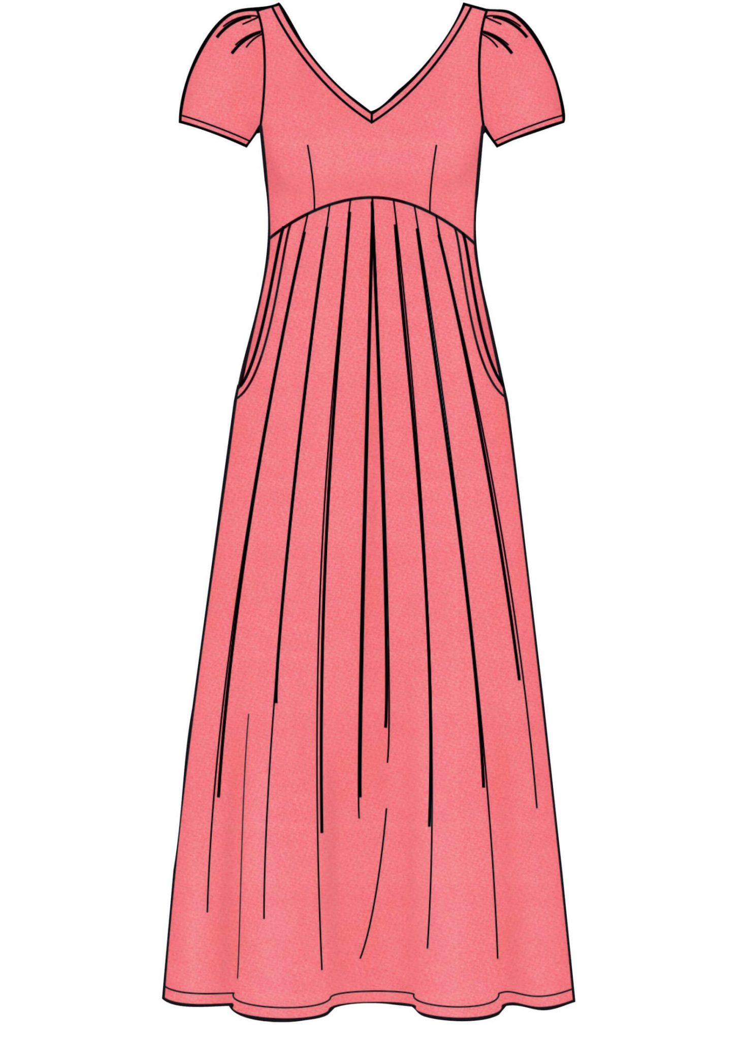 Simplicity Sewing Pattern S8910 Misses’ Pleated Dress - Sewdirect