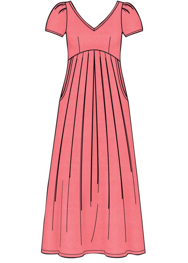 Simplicity Sewing Pattern S8910 Misses’ Pleated Dress - Sewdirect