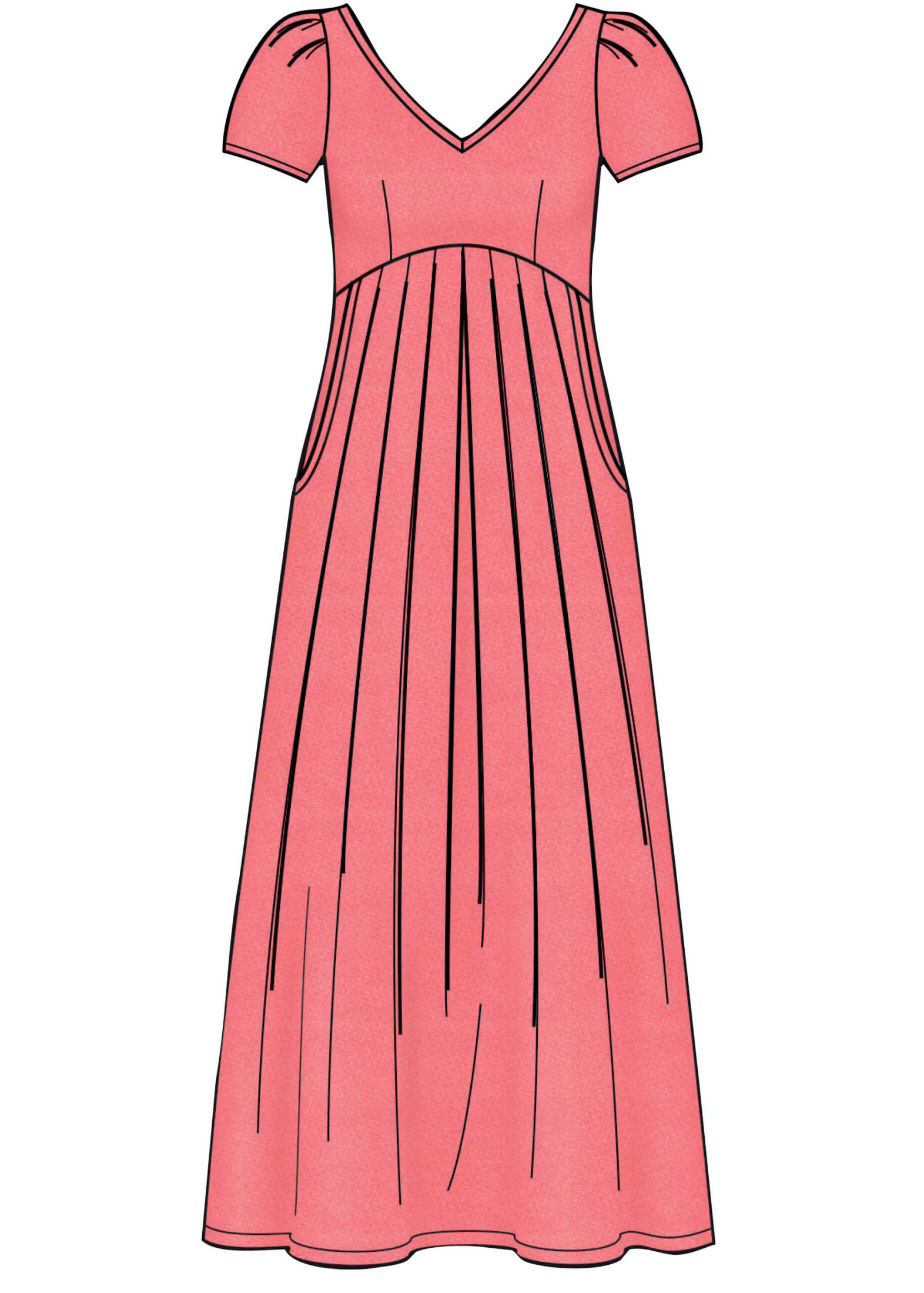 Simplicity Sewing Pattern S8910 Misses’ Pleated Dress - Sewdirect