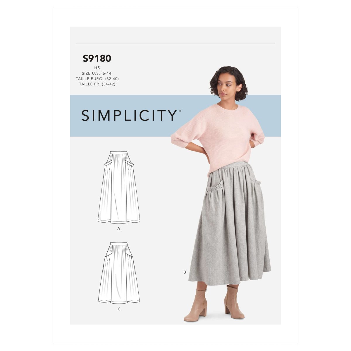 Simplicity Sewing Pattern S9180 Misses’ Skirts - Sewdirect