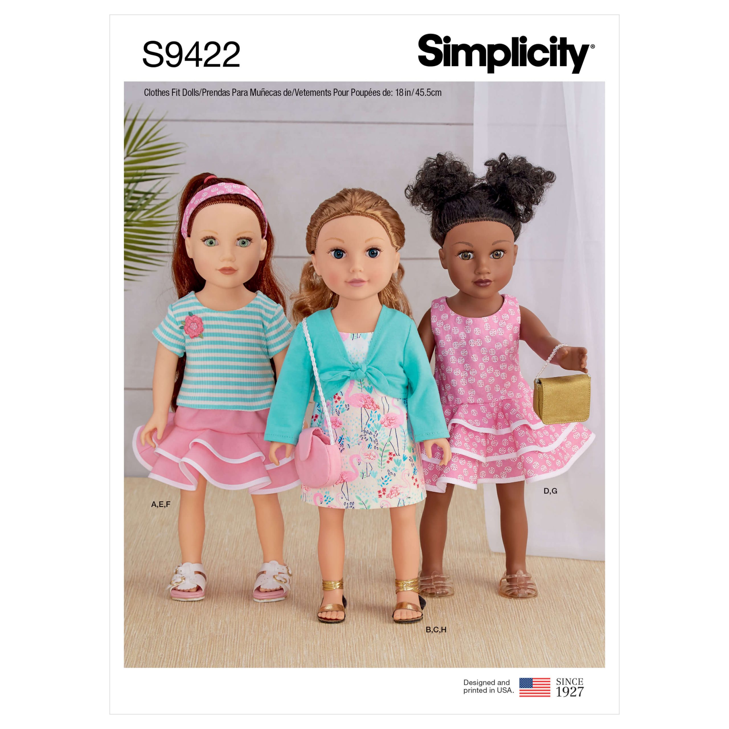 Simplicity Sewing Pattern S9422 Doll Clothes - Sewdirect